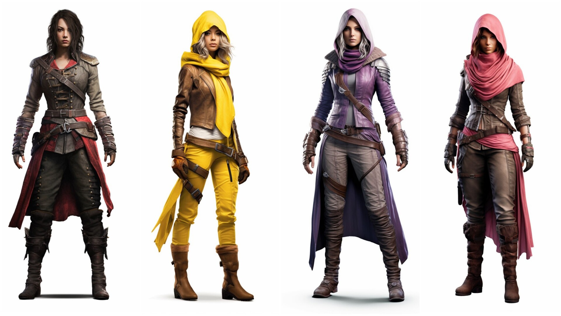 Tika Concept - +250 Rogue Female Character Concept(4k)