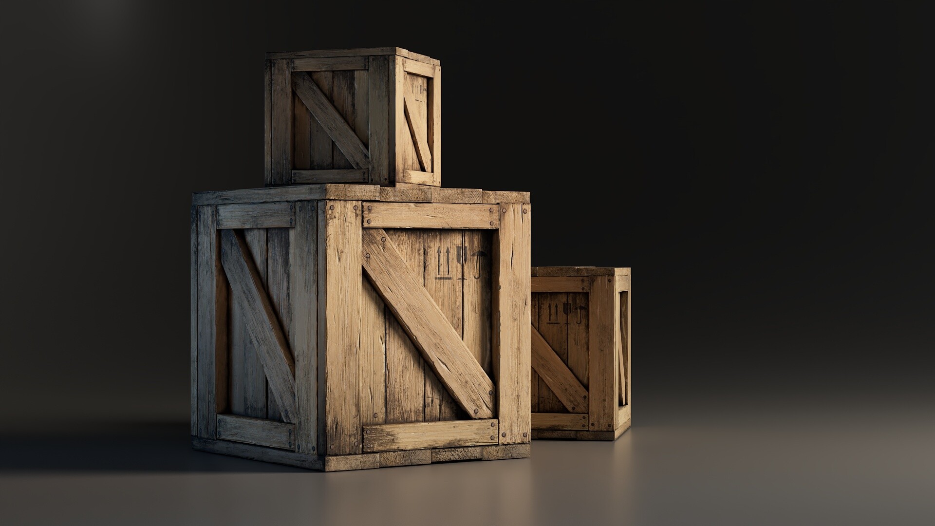 ArtStation - Classic wooden box