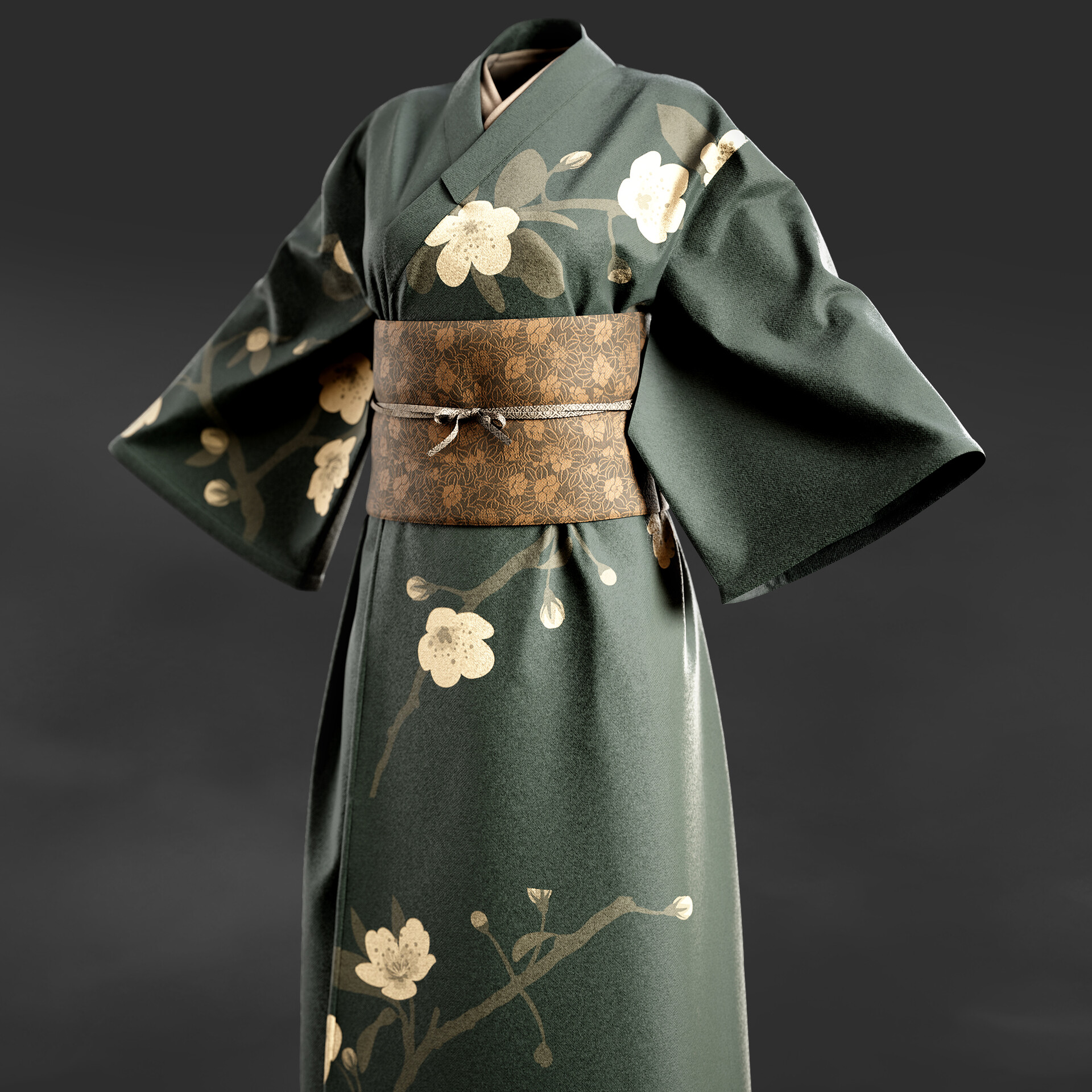 ArtStation - Kimono 003 / Marvelous Designer / 4k Textures/Smart material