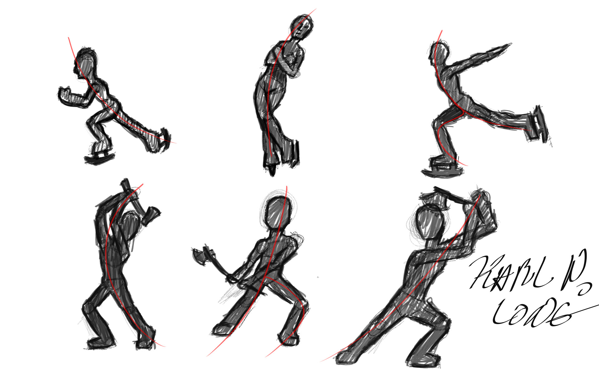 Karl Long - Sketches - Fundamentals of Art 2