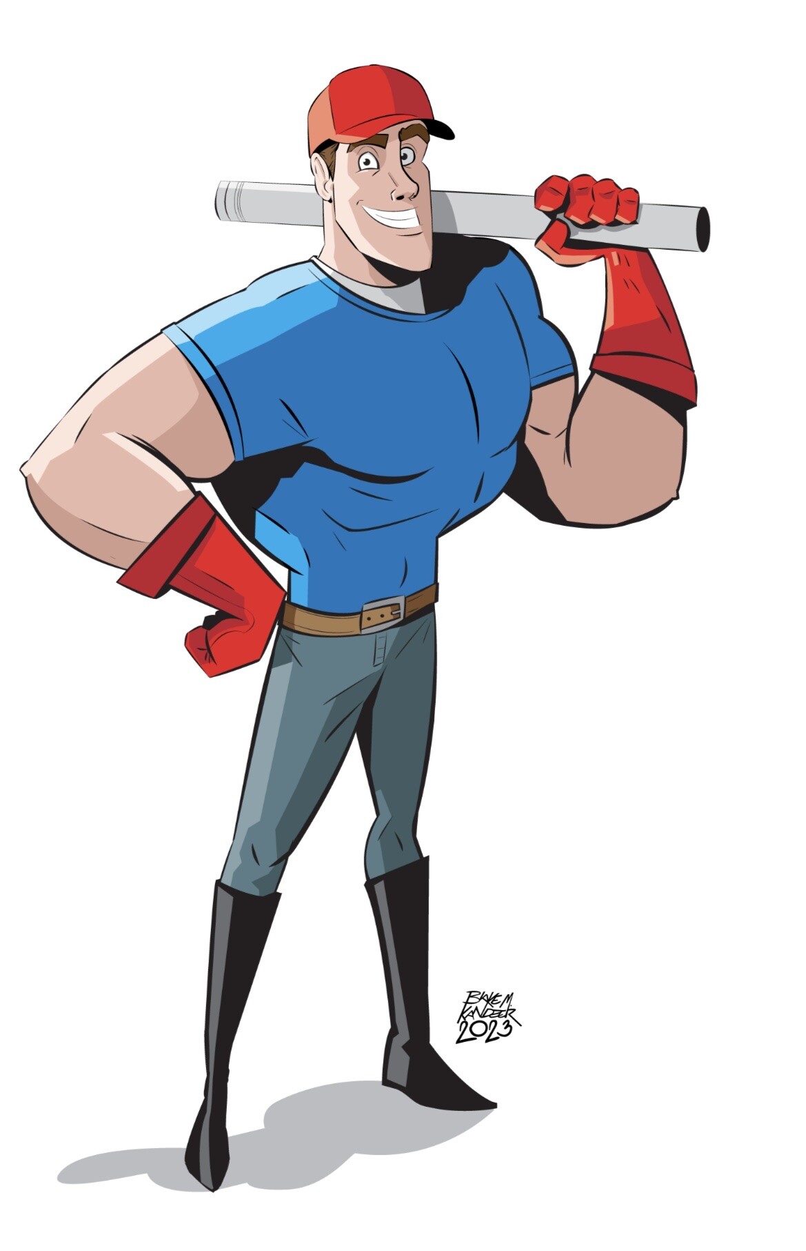 ArtStation - LOGO/CHARACTER DESIGN - “PLUMBER”