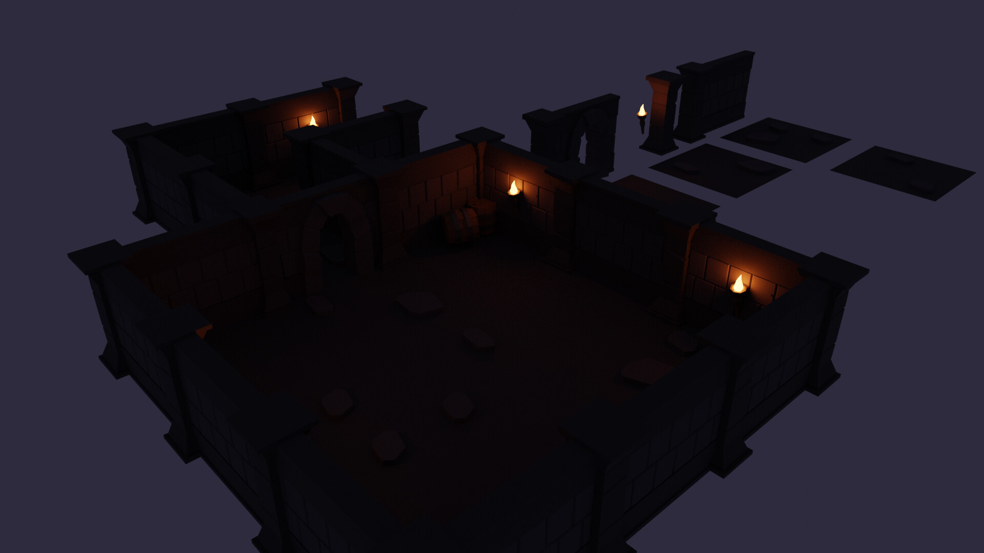 ArtStation - Modular Dungeon