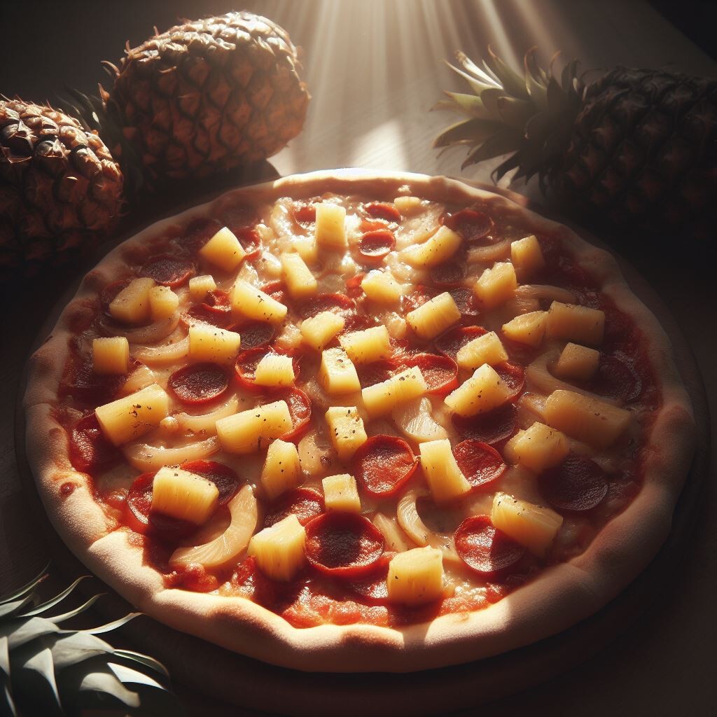 ArtStation - Pineapple Pizza - AI-generated art