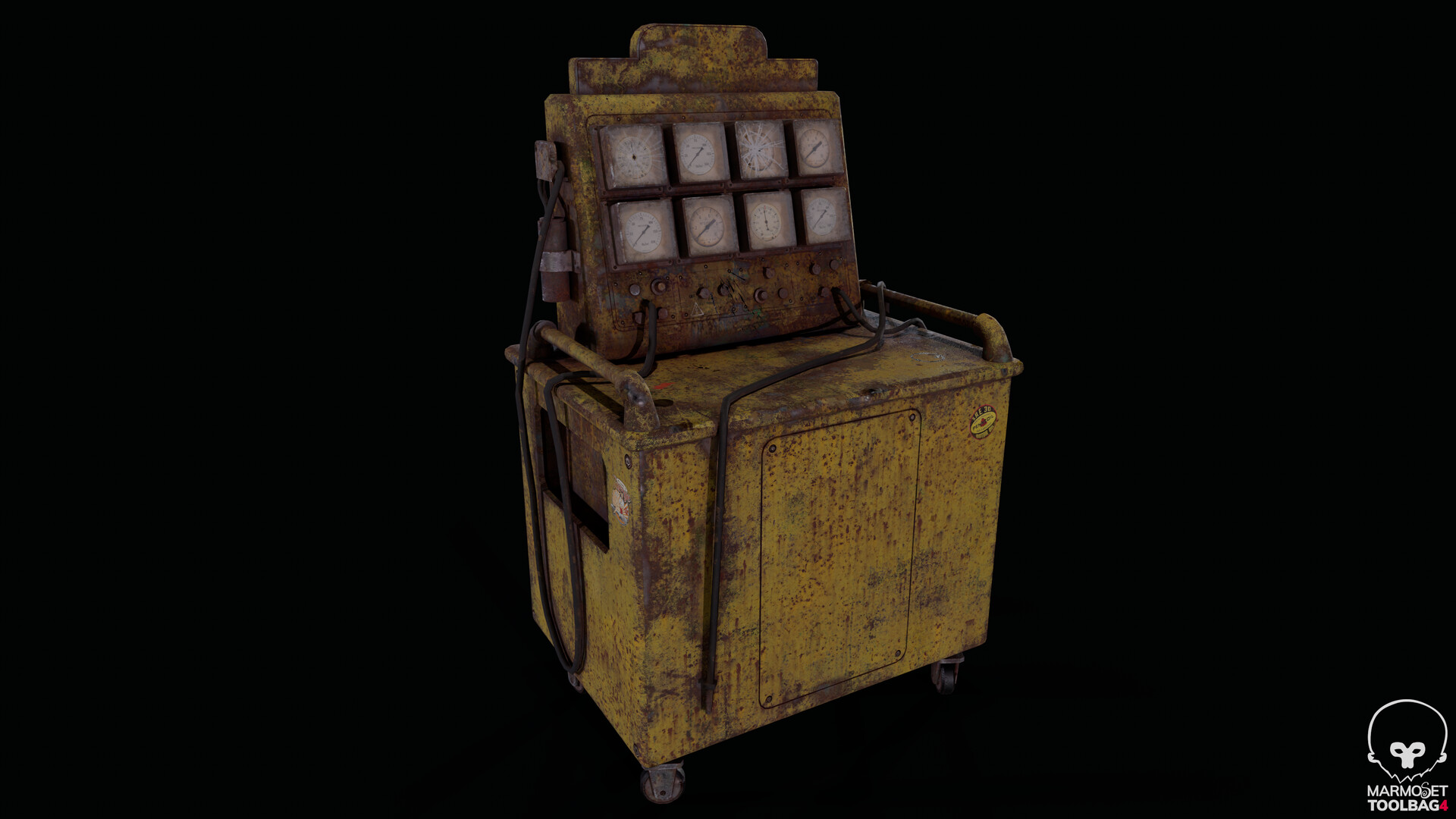 ArtStation - Fallout 4 Garage diagnostic cart