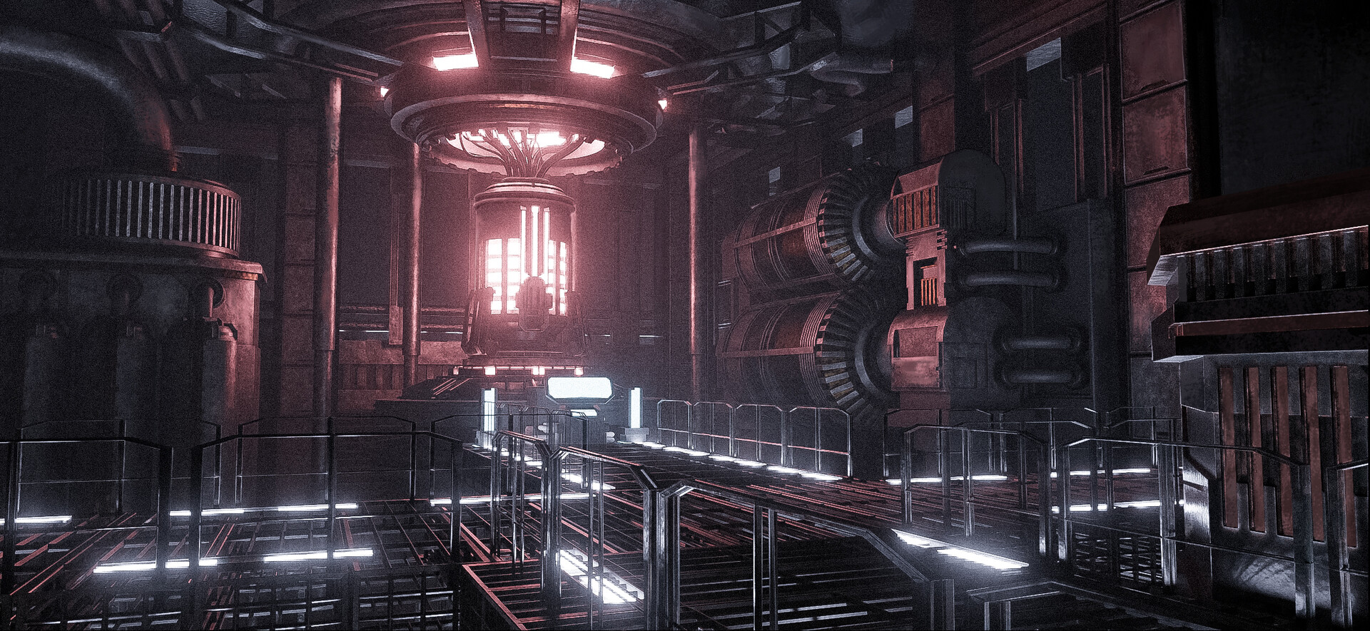 ArtStation - SF Power plant