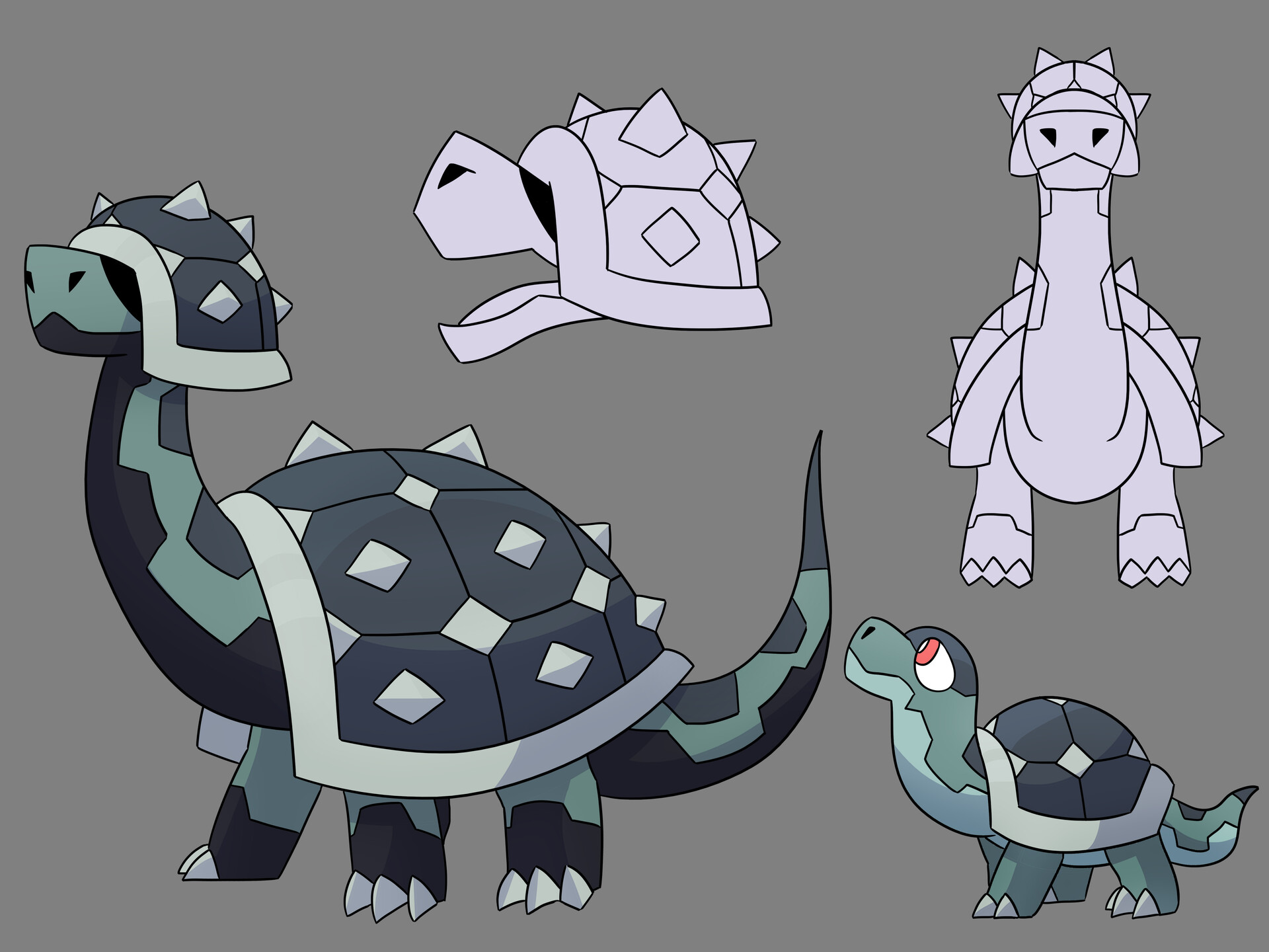 ArtStation - Dinosaur RPG Saltasaurus