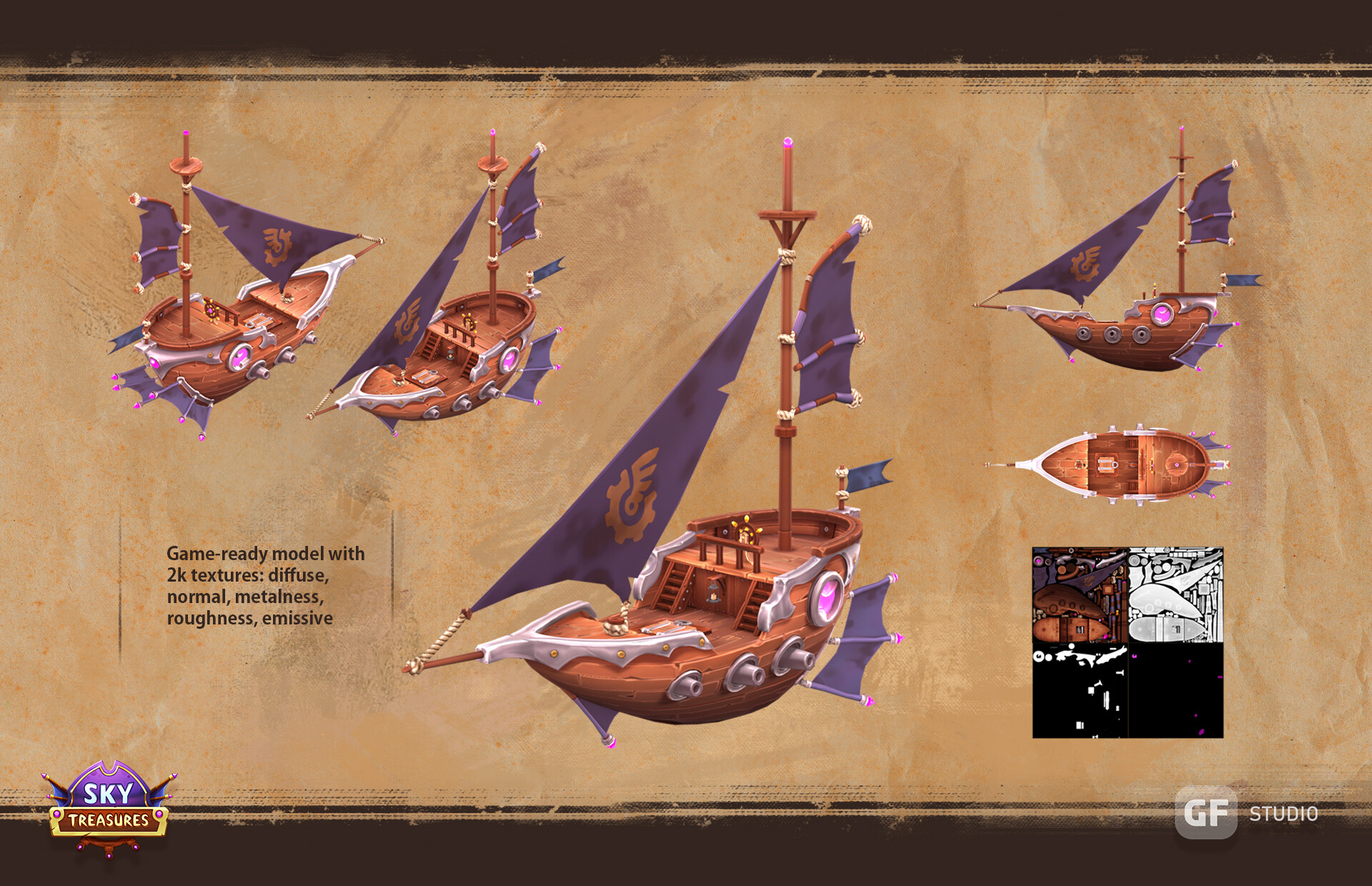 Game Feather Studio - Sky Treasures - Airship