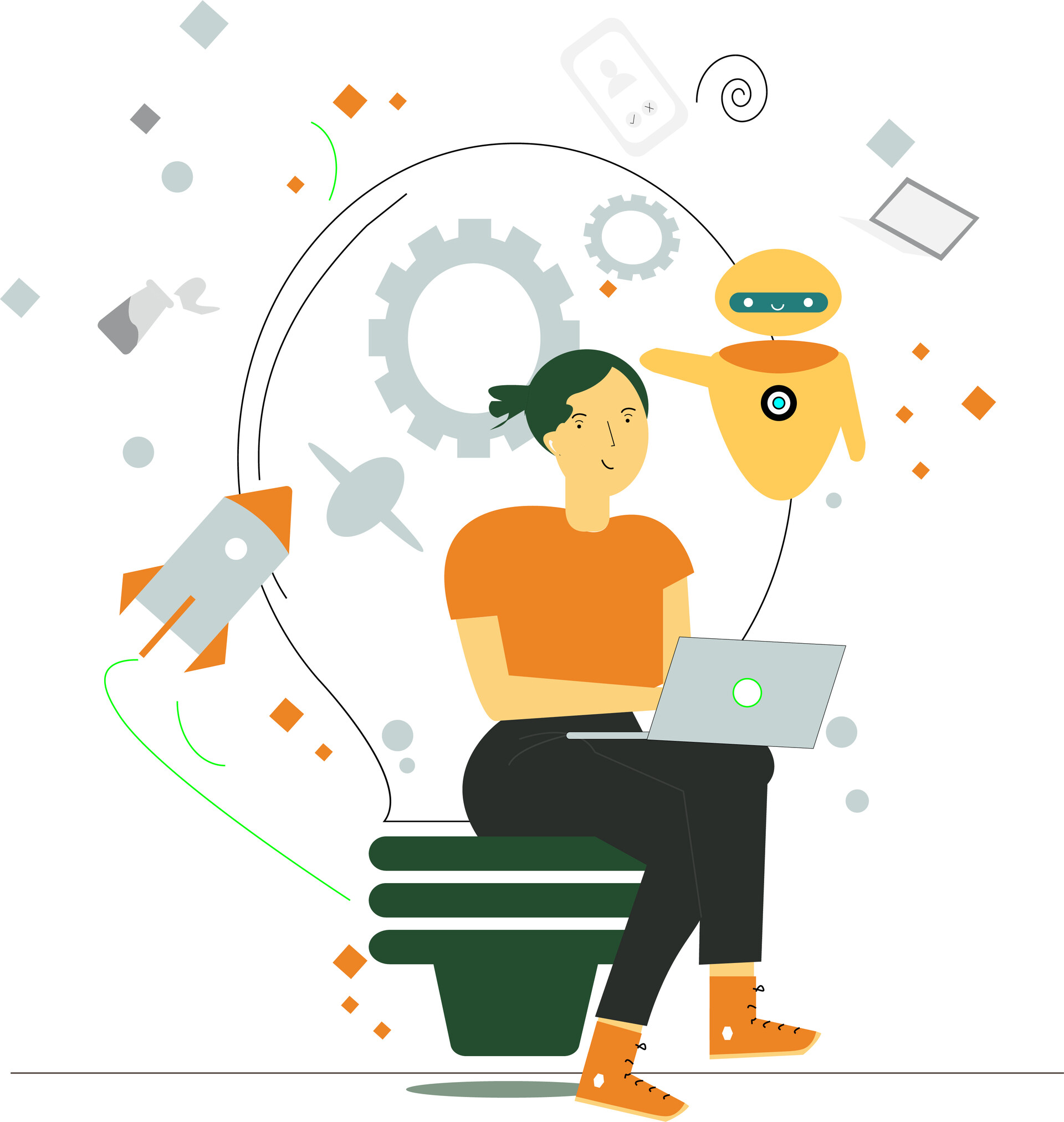 ArtStation - GIRL ICON