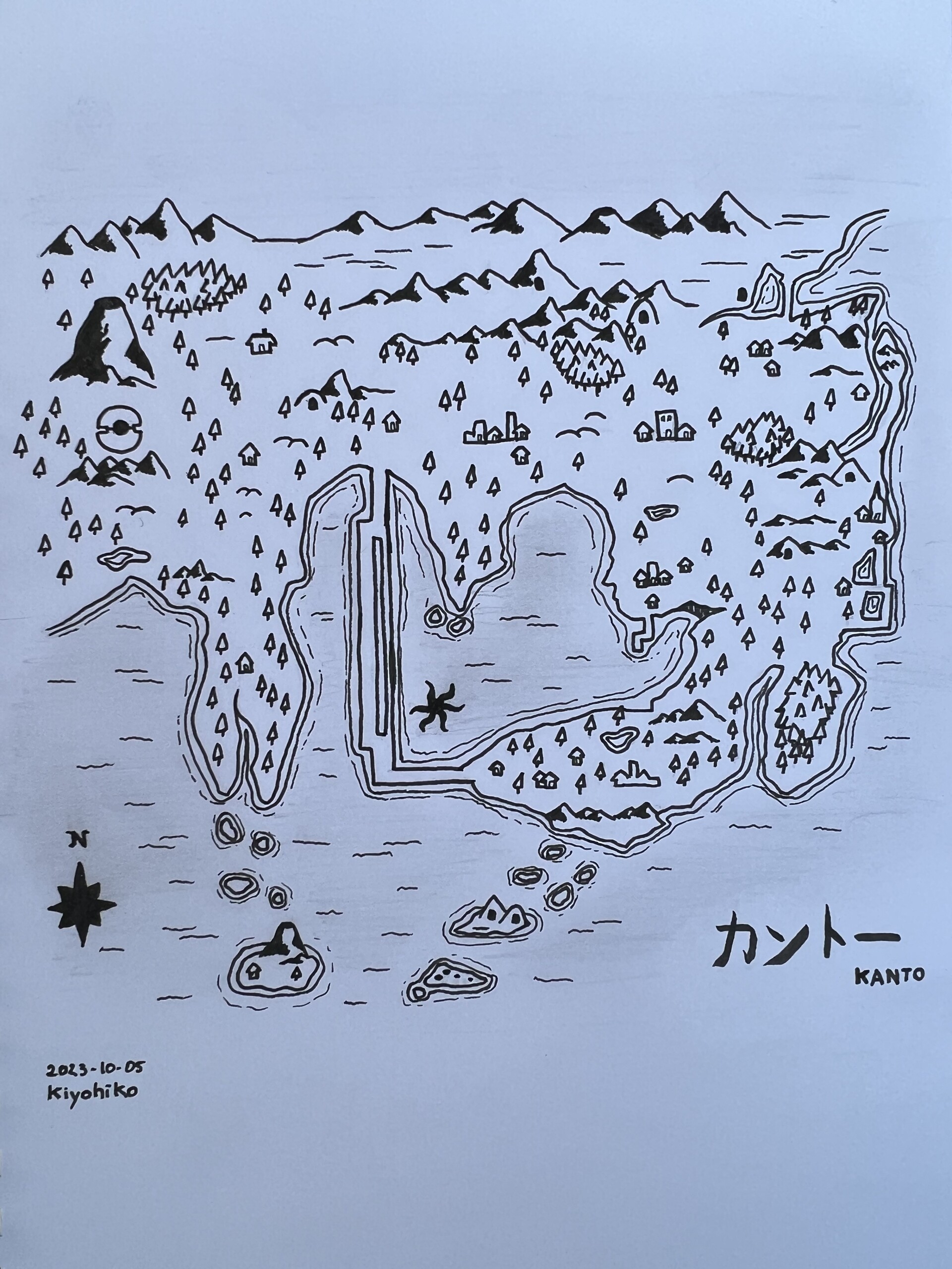 ArtStation - Inktober 2023 - map