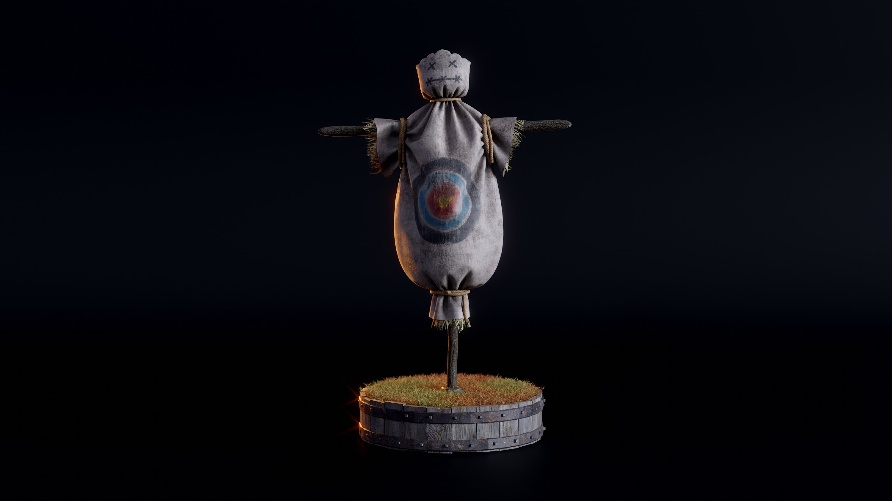 Anderson Araujo - Training Dummy - Kitbash 3D - Texturing