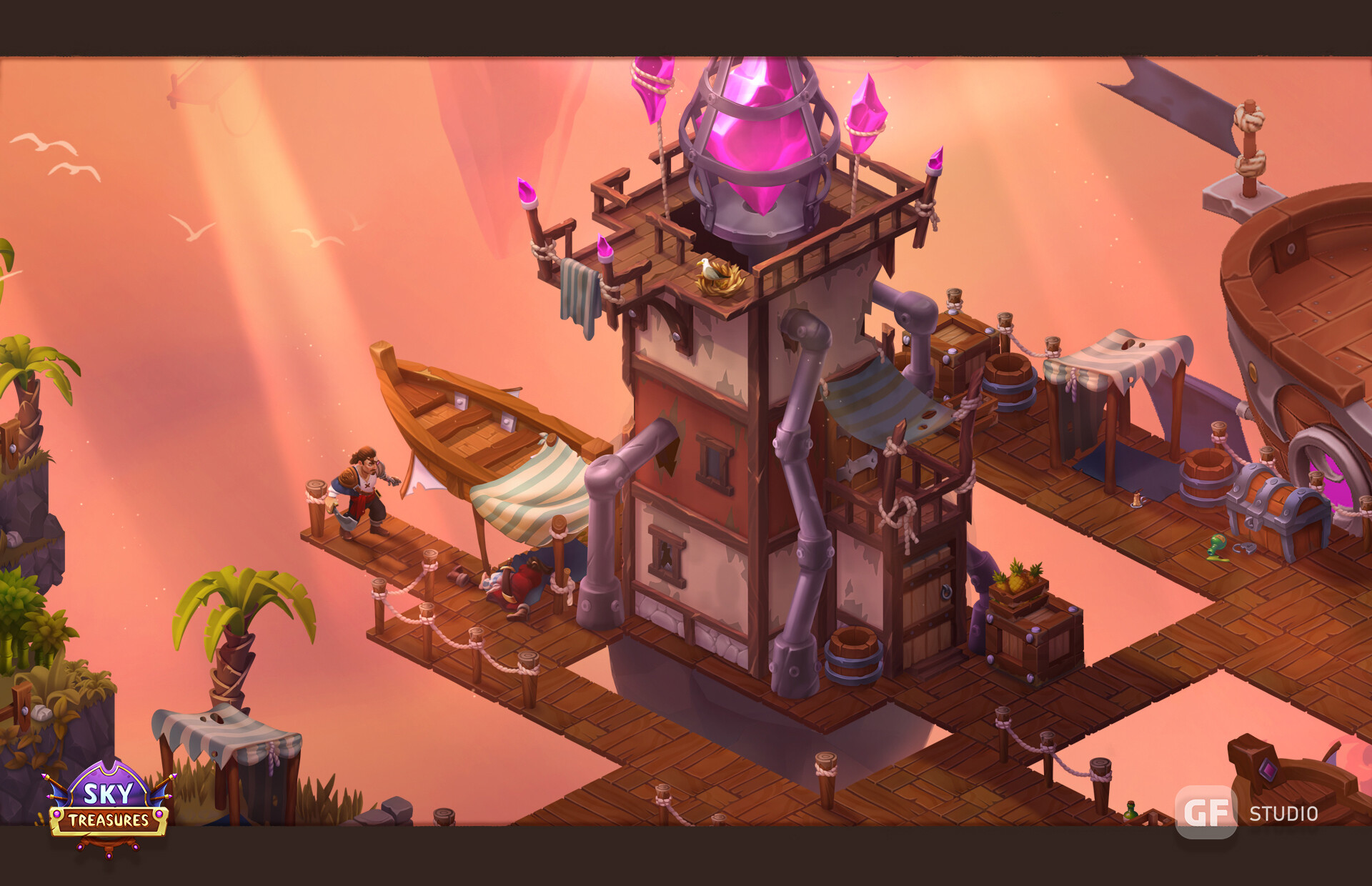 Game Feather Studio - Sky Treasures - Location