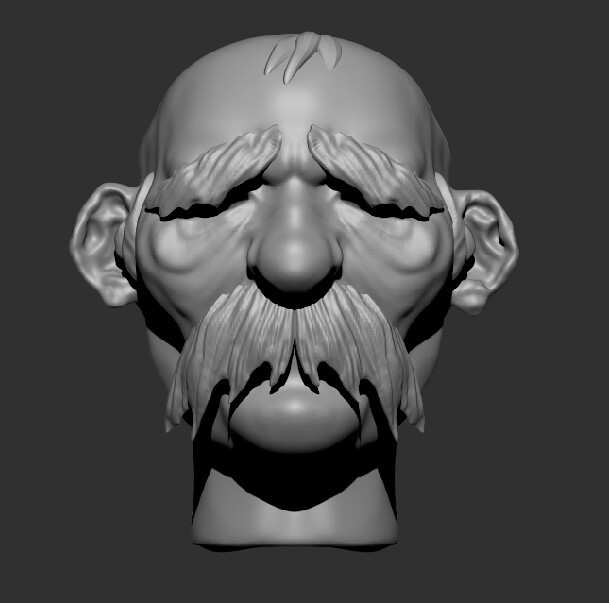 ArtStation - new character model, head done.