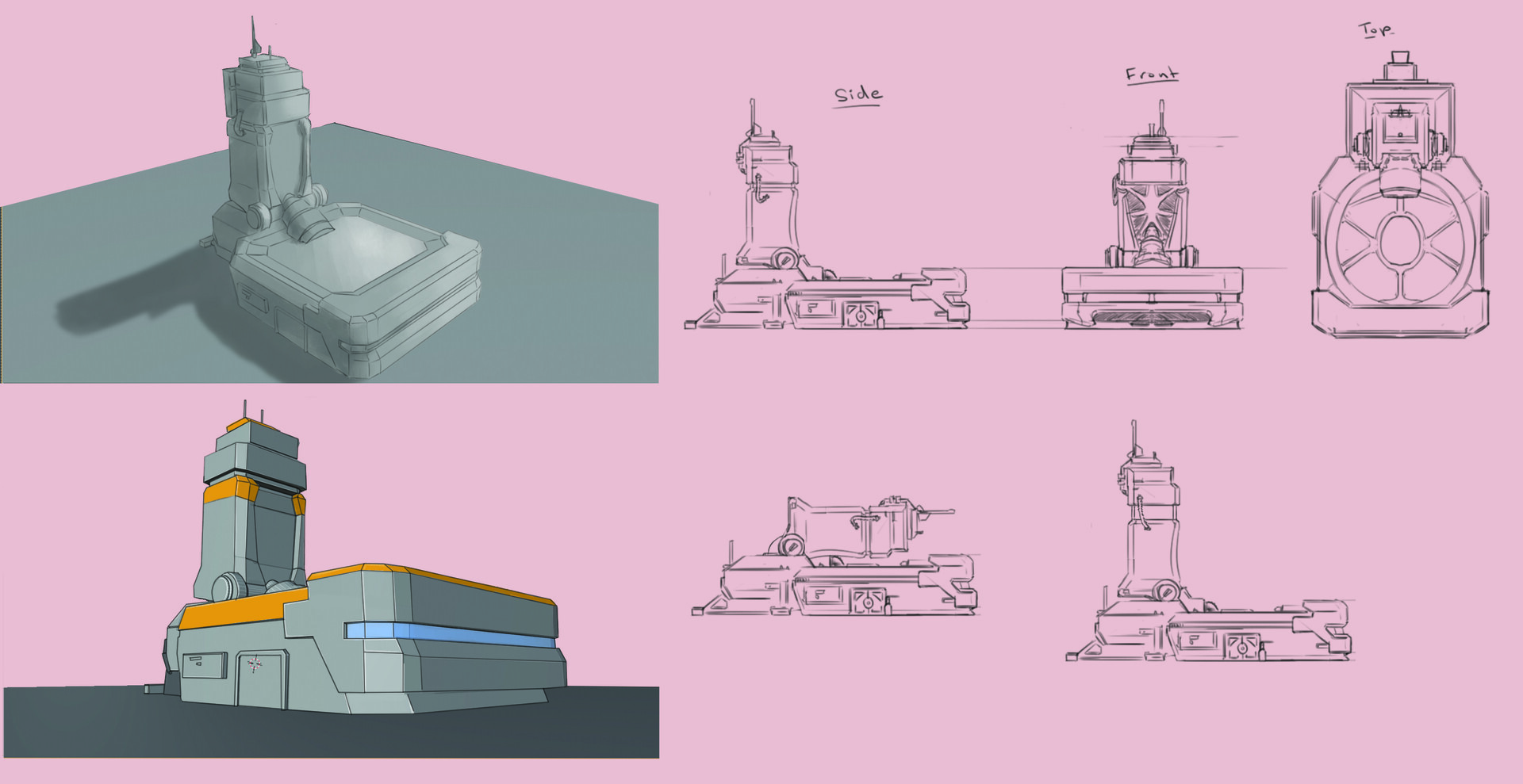 ArtStation - Mock up for main hub