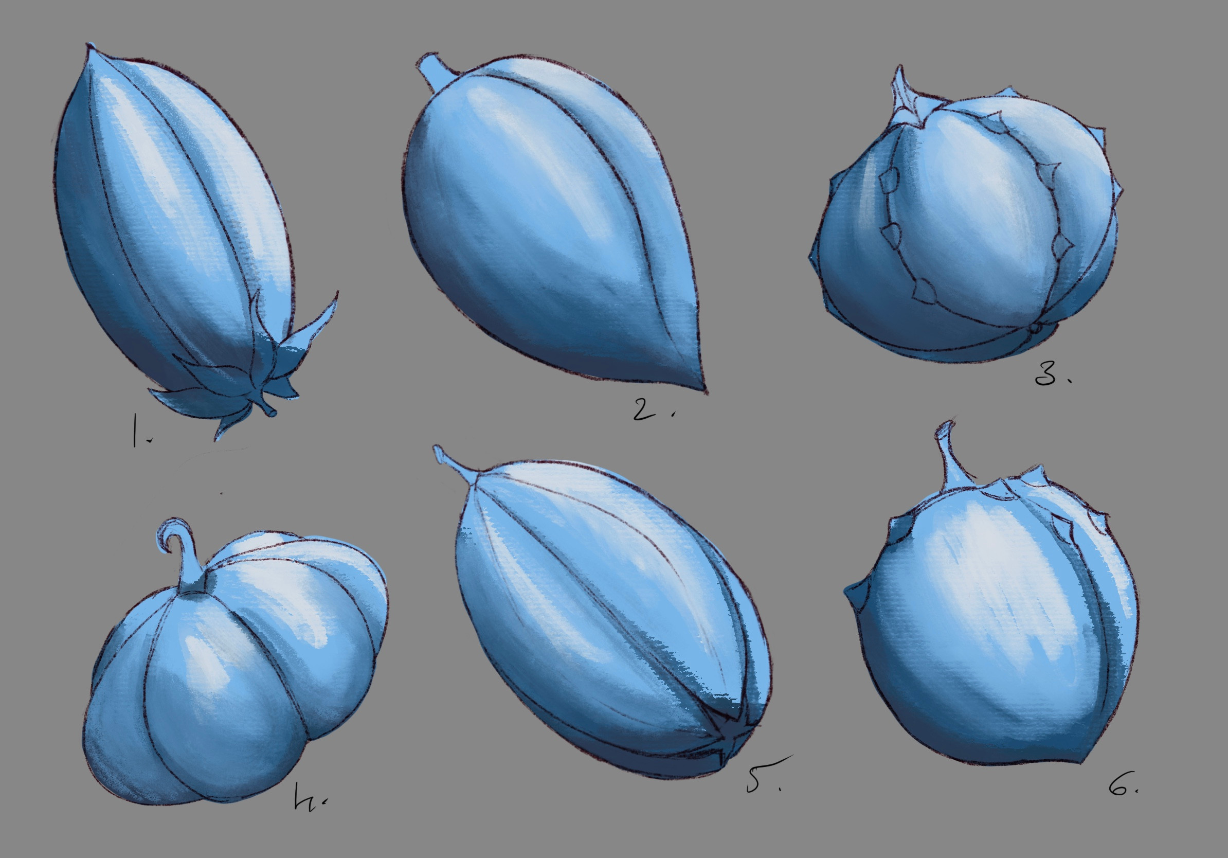 Ildy Izso - Prop design / berries for Berry, Set, GO!