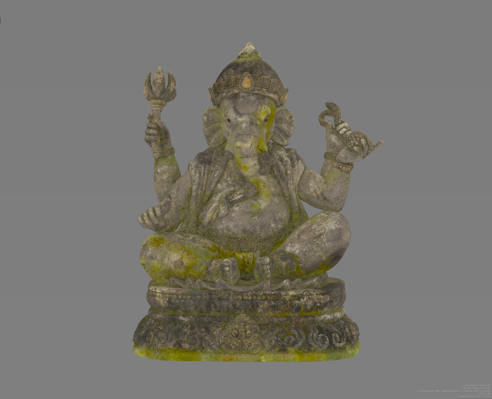 Iris Ge - Ganesha - Texturing