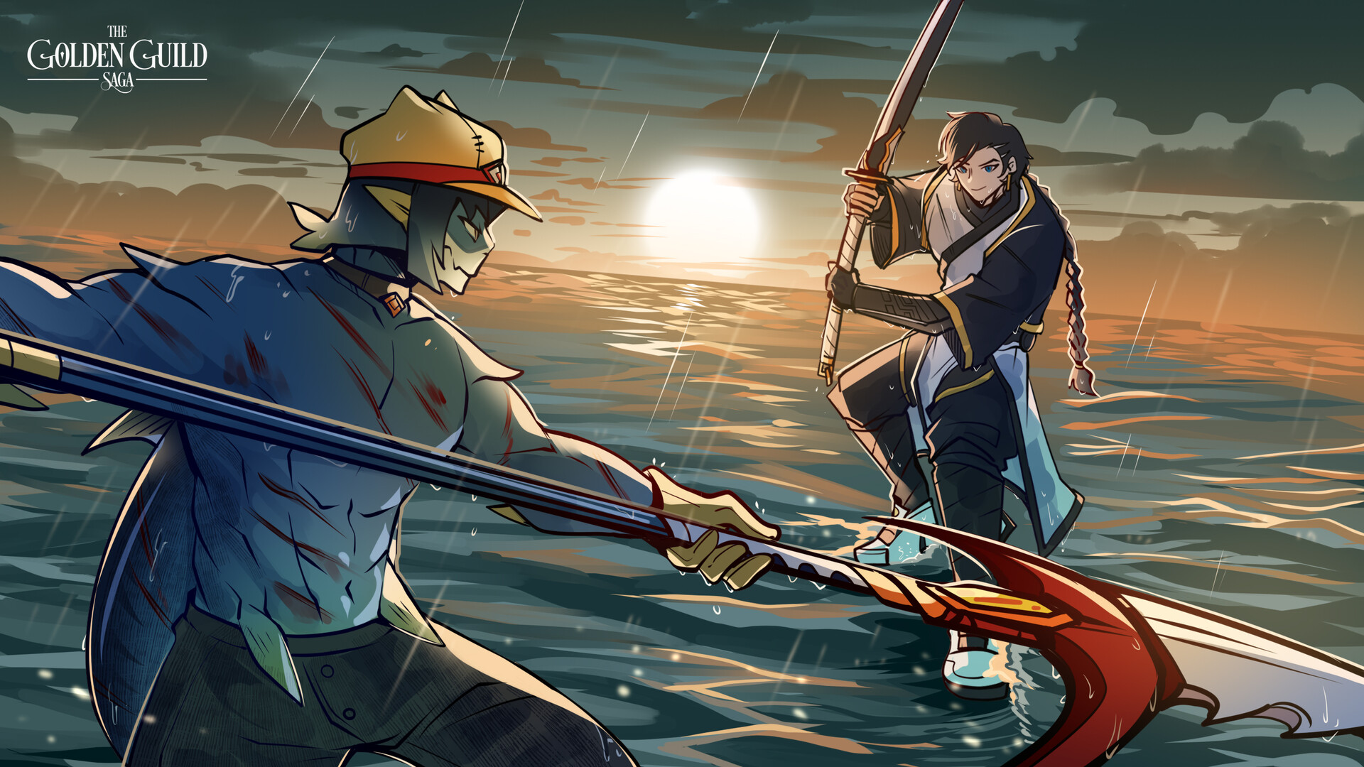 ArtStation - Golden Guild Saga : Biru n Friends