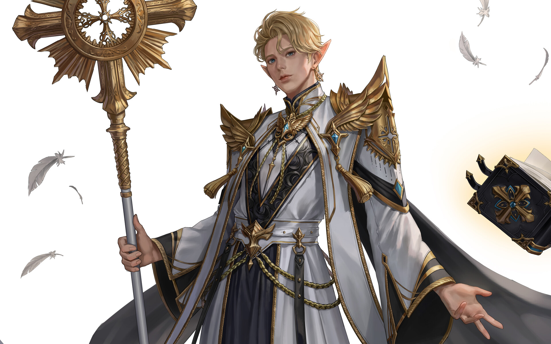 ArtStation - Elf Priest