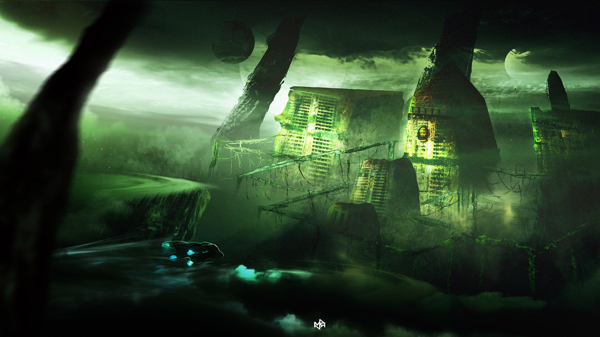 ArtStation - Landed on a strange planet