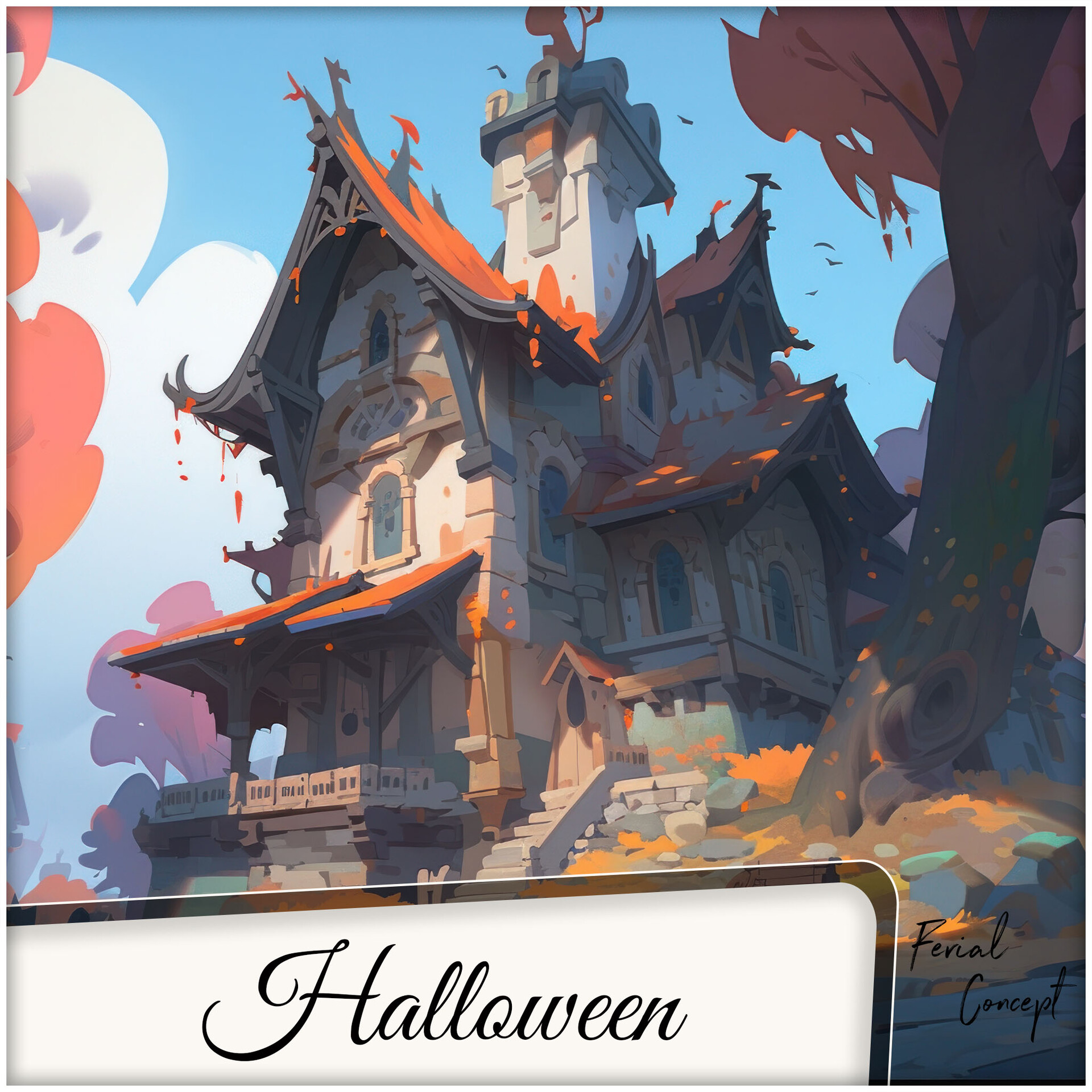 ArtStation - 🔹230 Halloween Environment Concept Reference Image Pack v.2