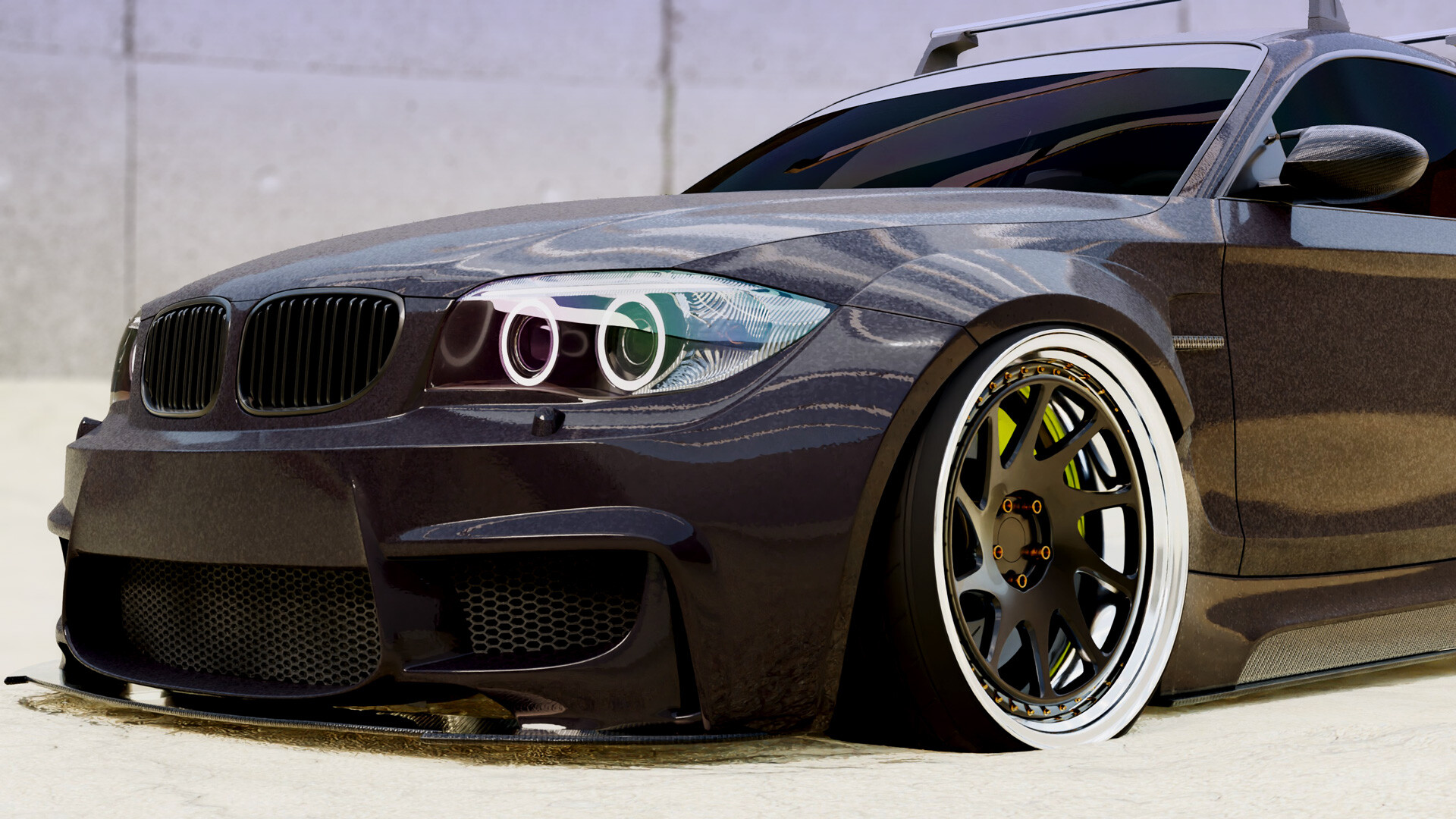 ArtStation - BMW E82 with body kit