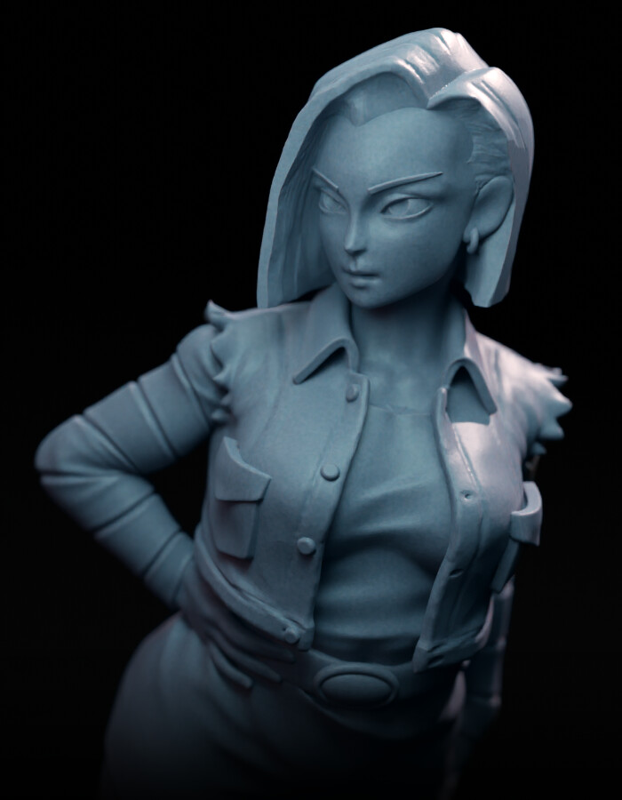 ArtStation - Andriod 18 - Dragonball Z