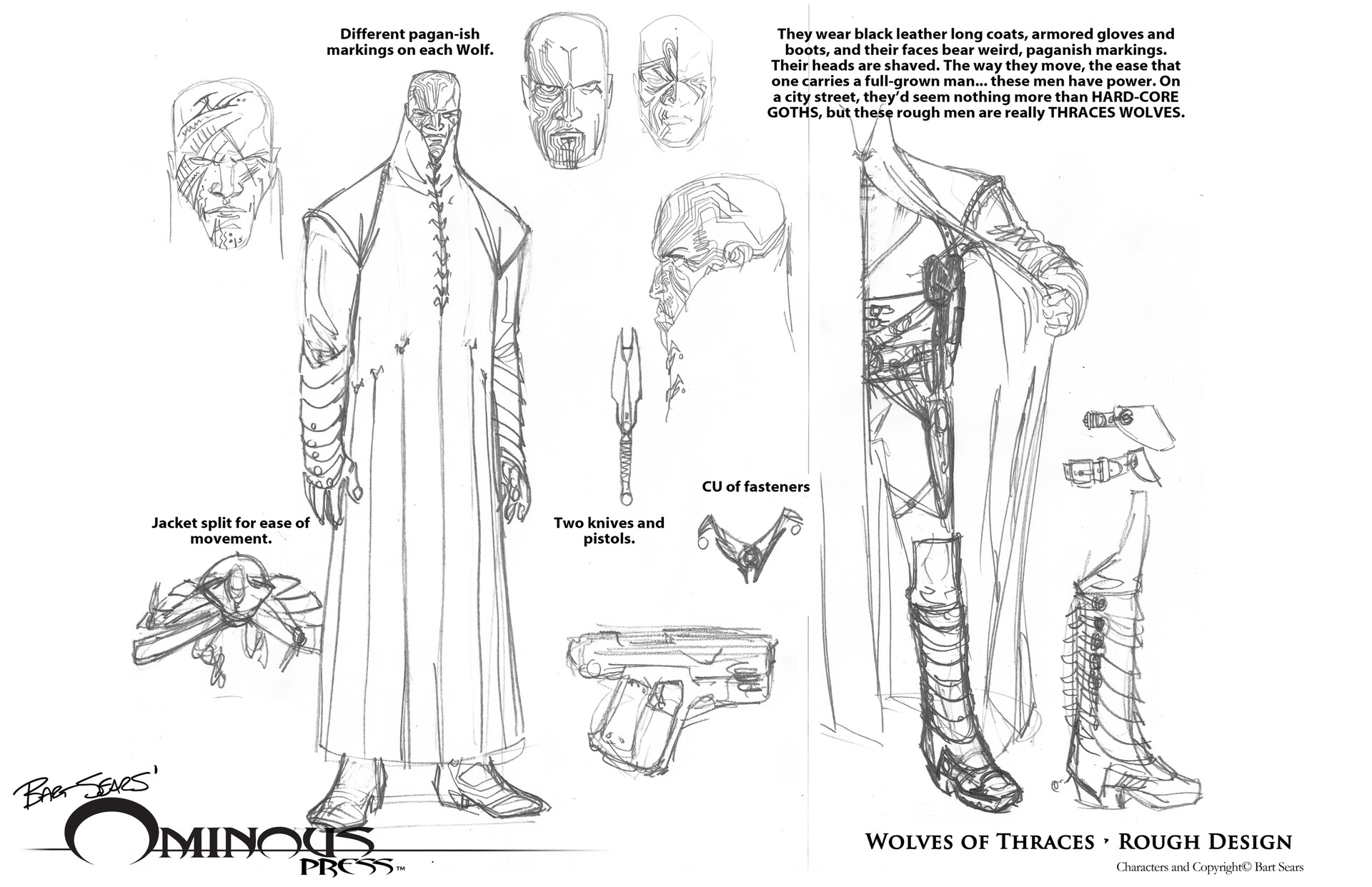 ArtStation - Wolves of Thraces - Character Design - Ominous Universe