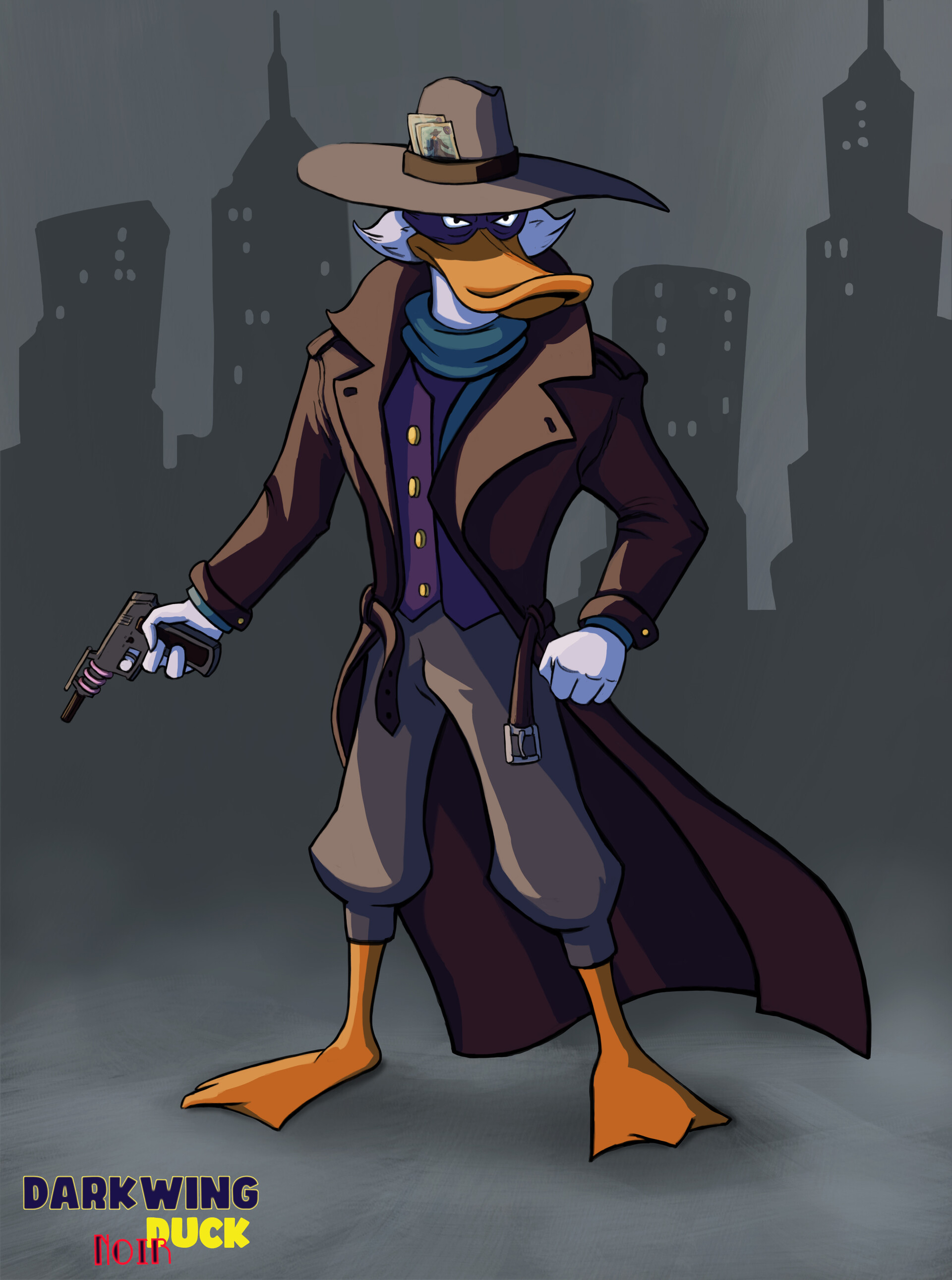 Felix Sembach - Darkwing Redesign (Darkwing Duck)