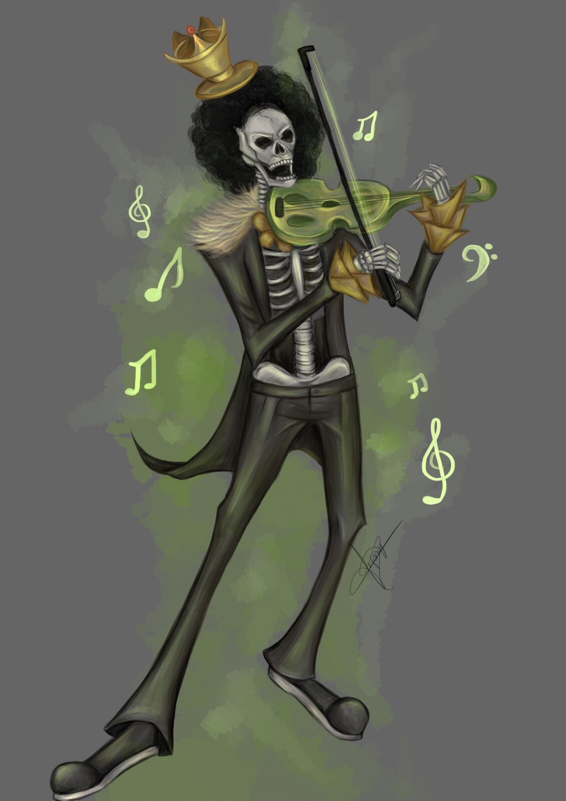 ArtStation - Brook one piece