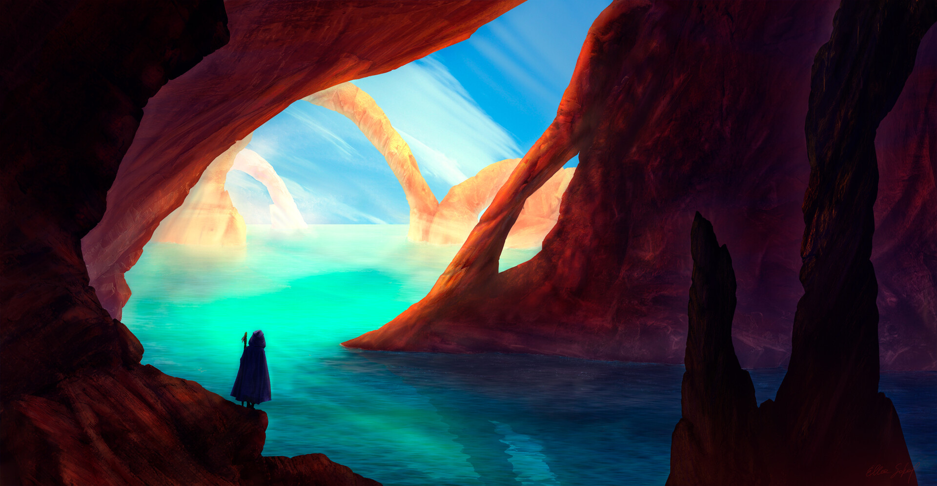 ArtStation - A cozy grotto