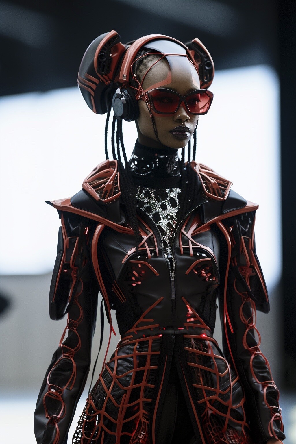 ArtStation - Cyborg Fashion Design in the year 2100