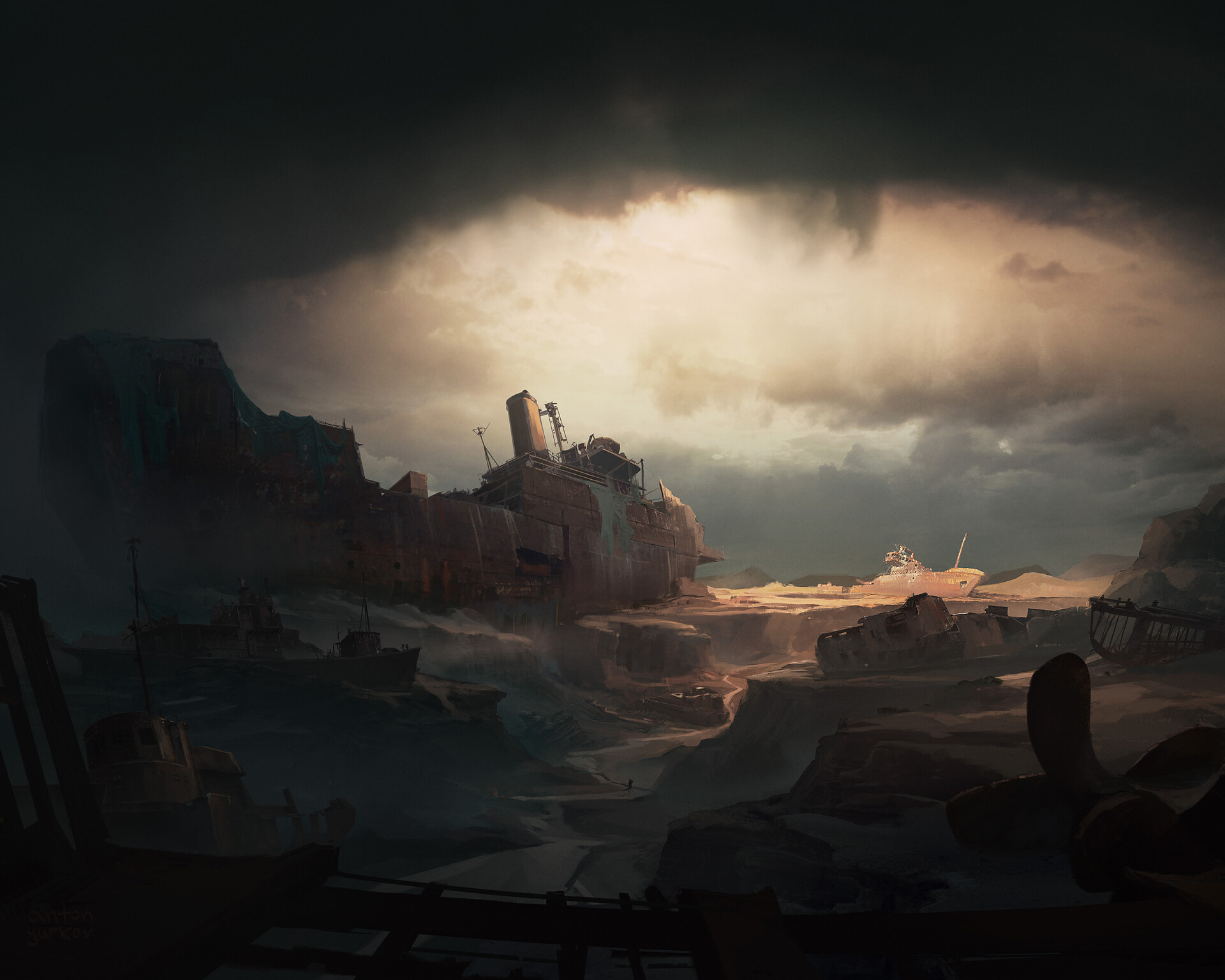 ArtStation - Dead sea