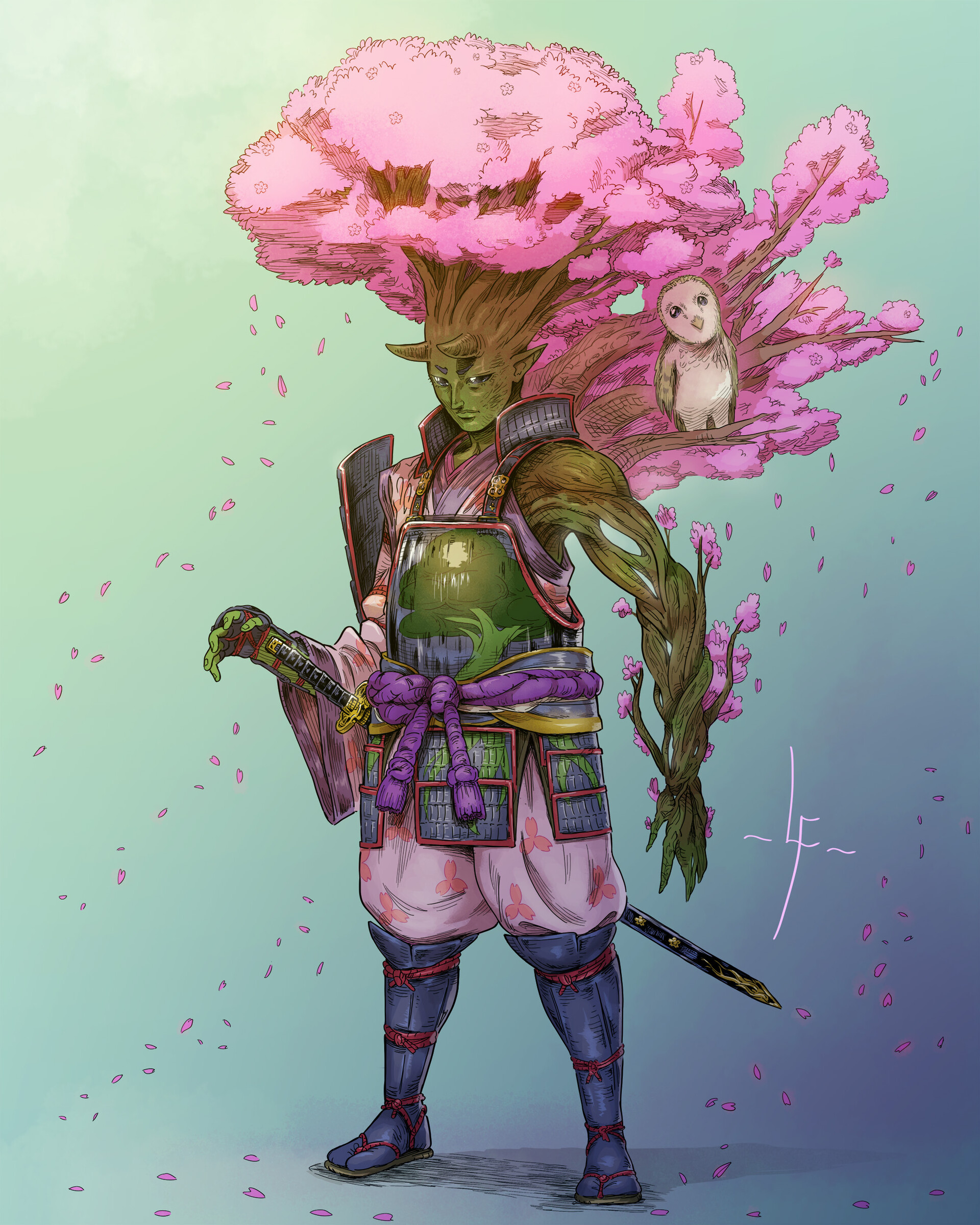 ArtStation - Bonsai Samurai