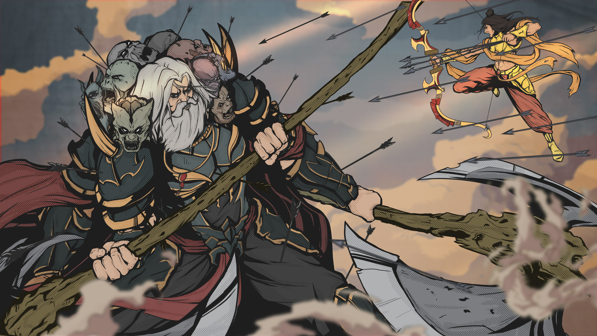 ArtStation - The ferocious Battle