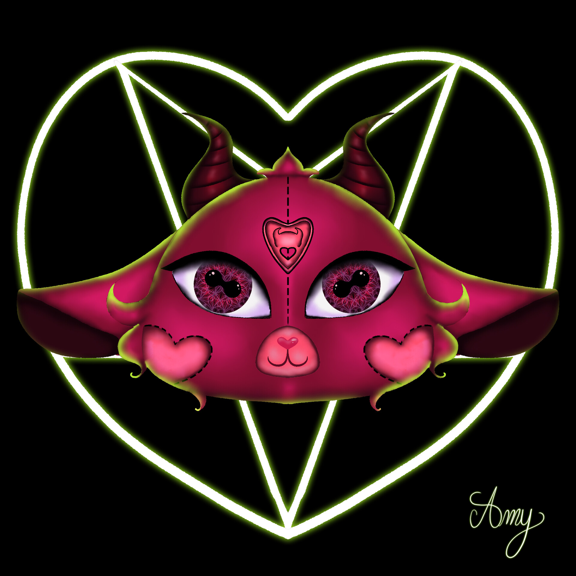 ArtStation - Pink Demon