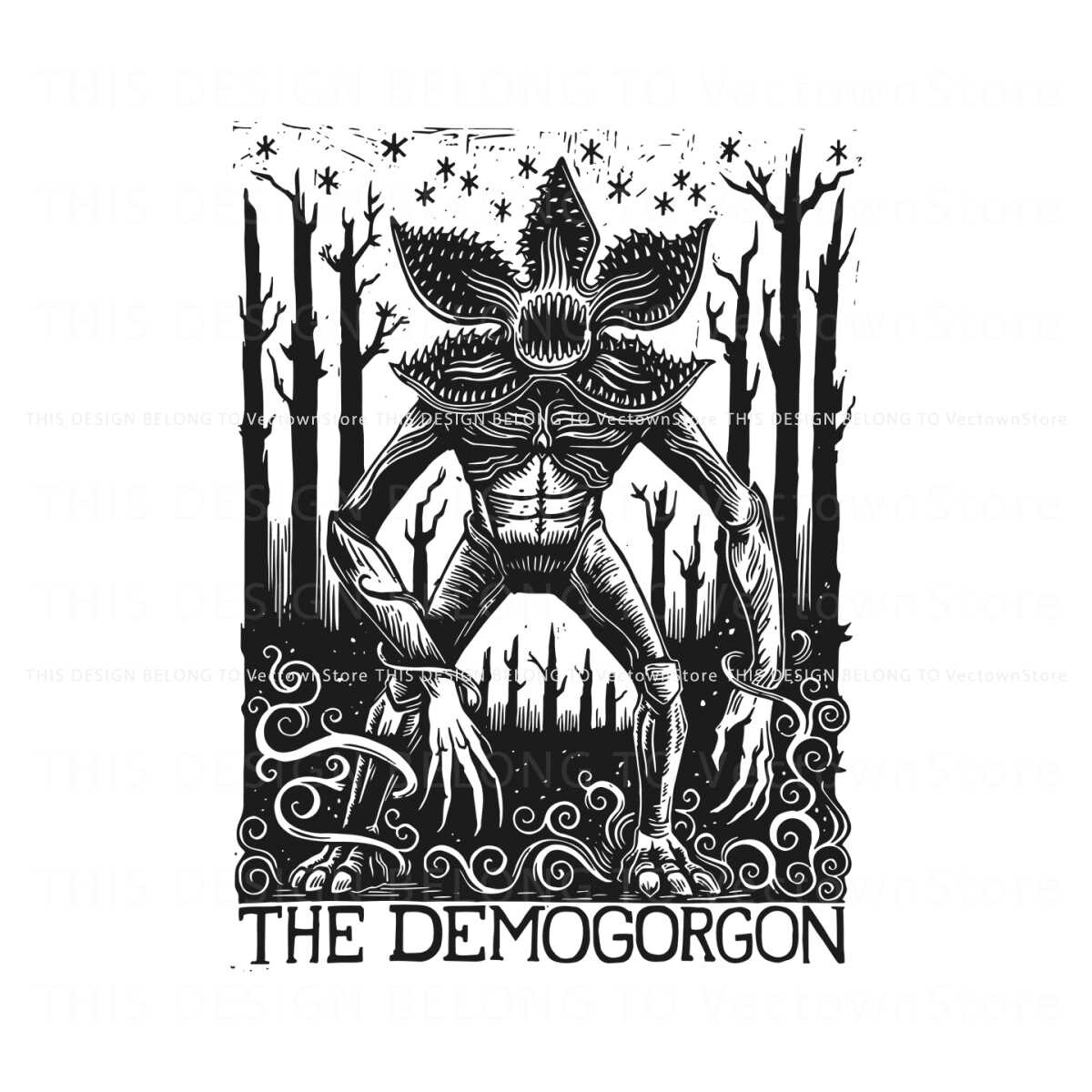 Artstation Stranger Things The Demogorgon Png Sublimation Download