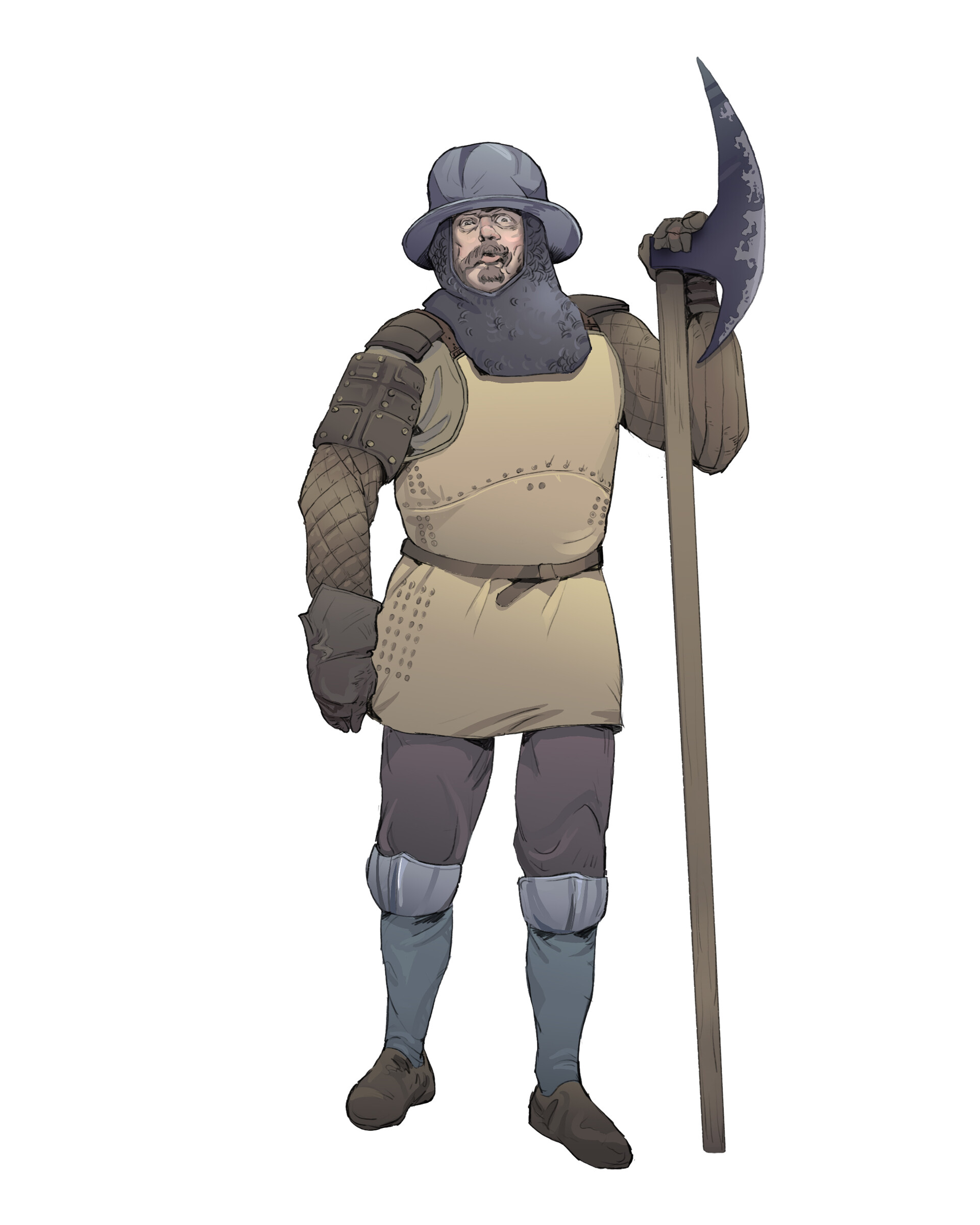 ArtStation - medieval melee warriors I