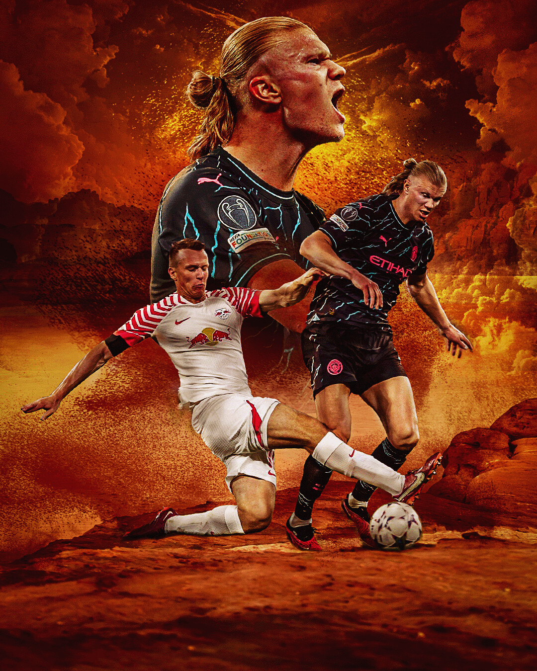ArtStation - Erling Haaland Sport Graphic