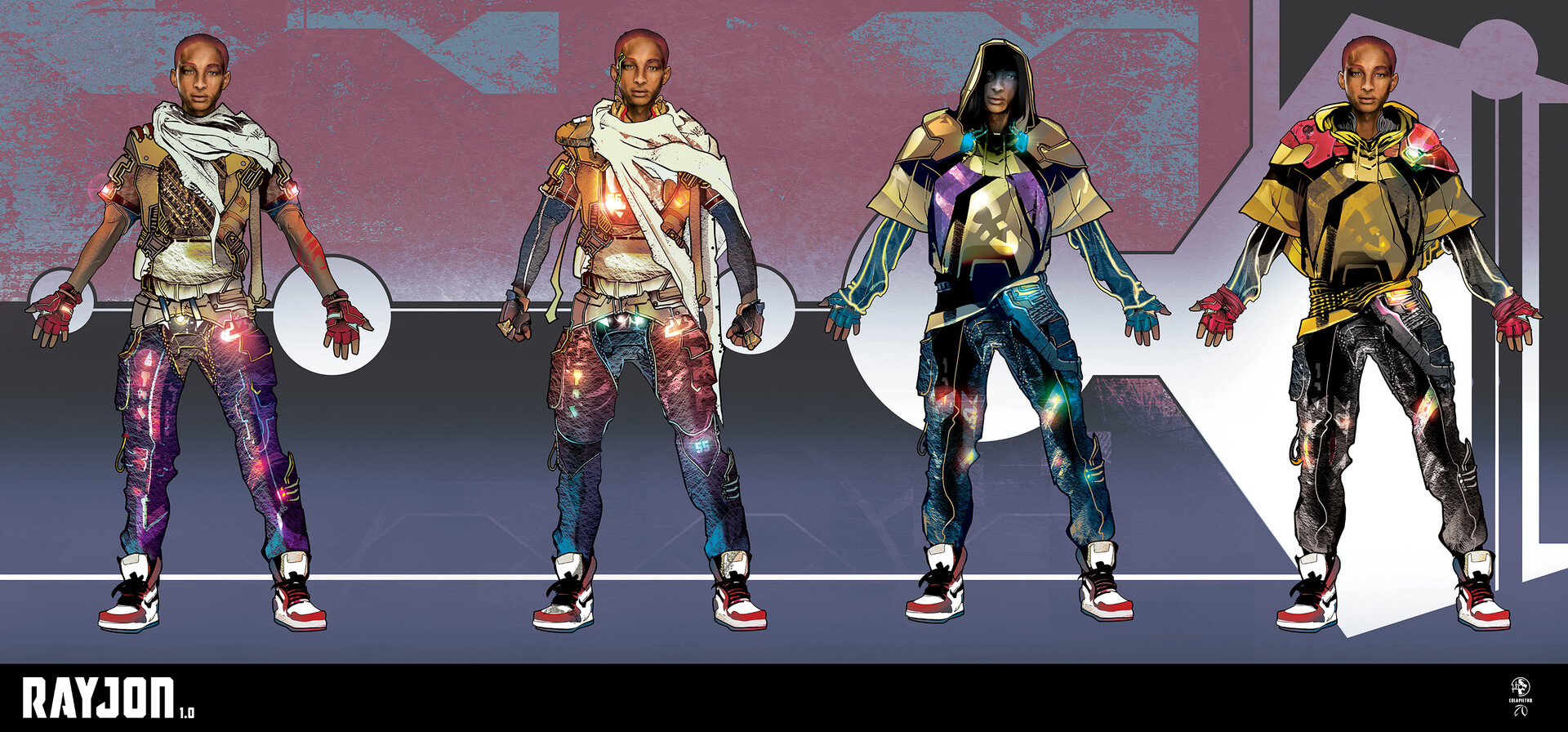 ArtStation - PANDEMIC PUNK CONCEPT WORK