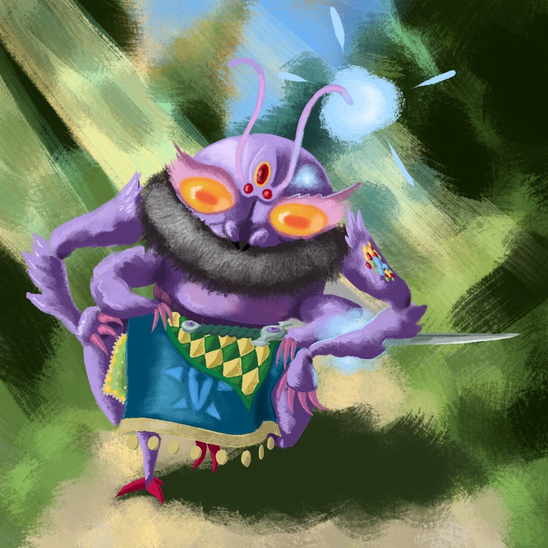 Tod's Void - DnD Character Portrait: Krinkri