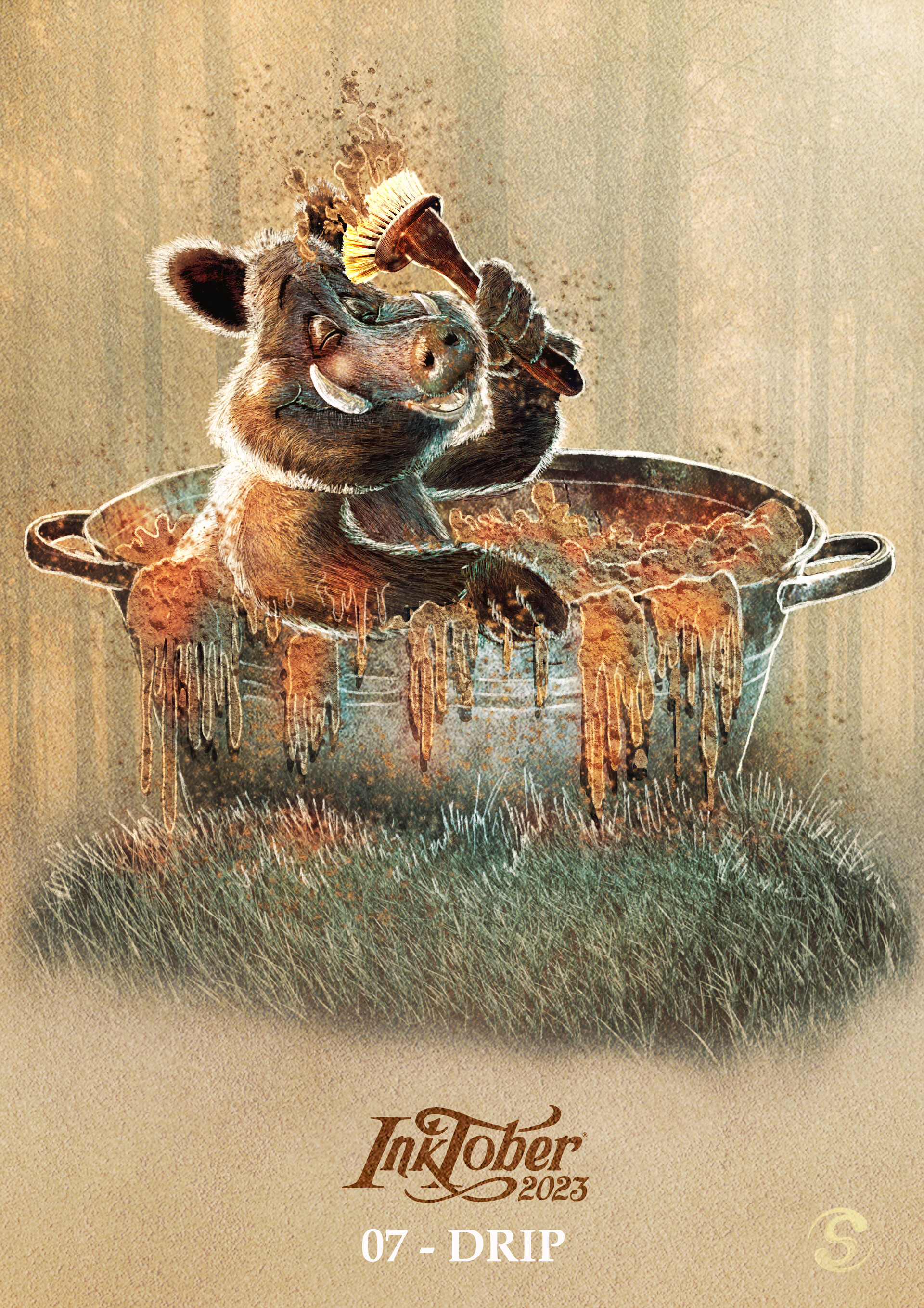 ArtStation - Inktober2023-Stefou-07-drip