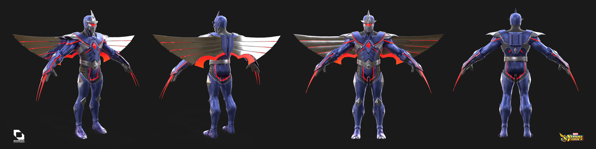 ArtStation - Marvel Strike Force - Darkhawk