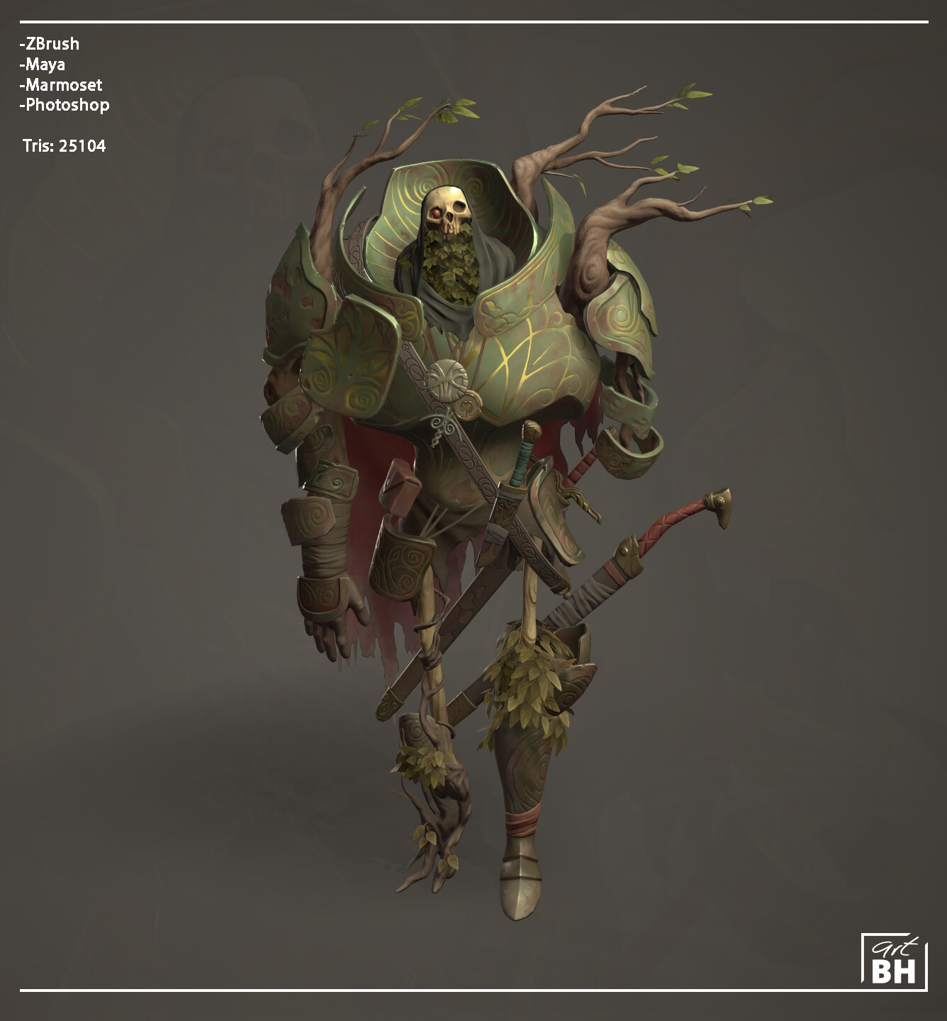 ArtStation - wooden knight