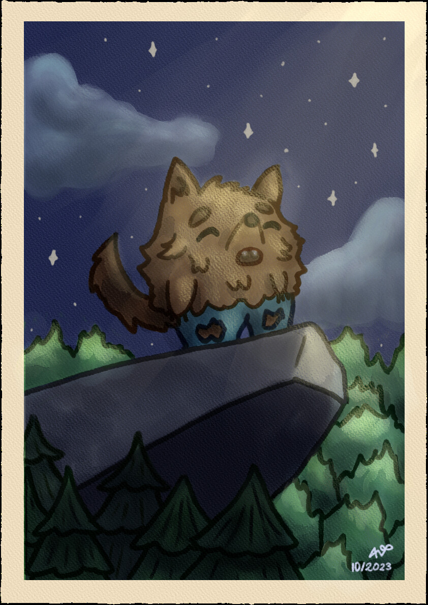 ArtStation - FLUFFY WEREWOLF