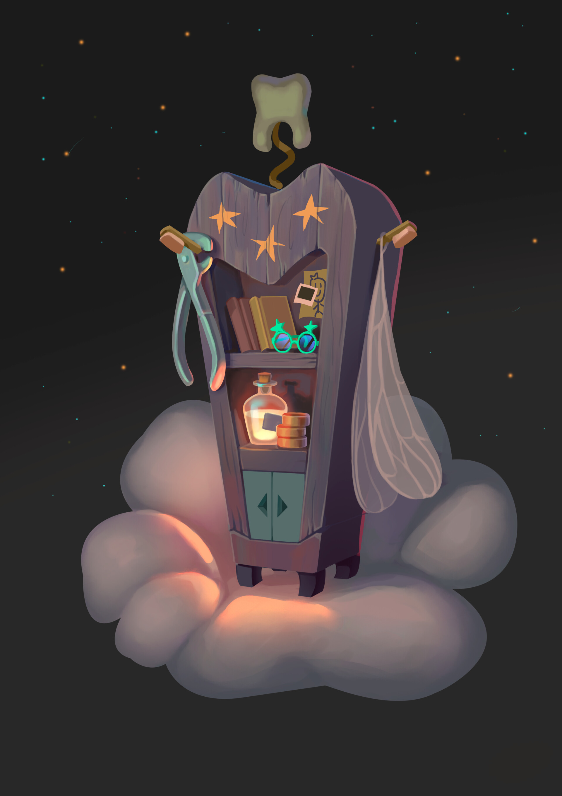 ArtStation - The Tooth Fairy cupboard