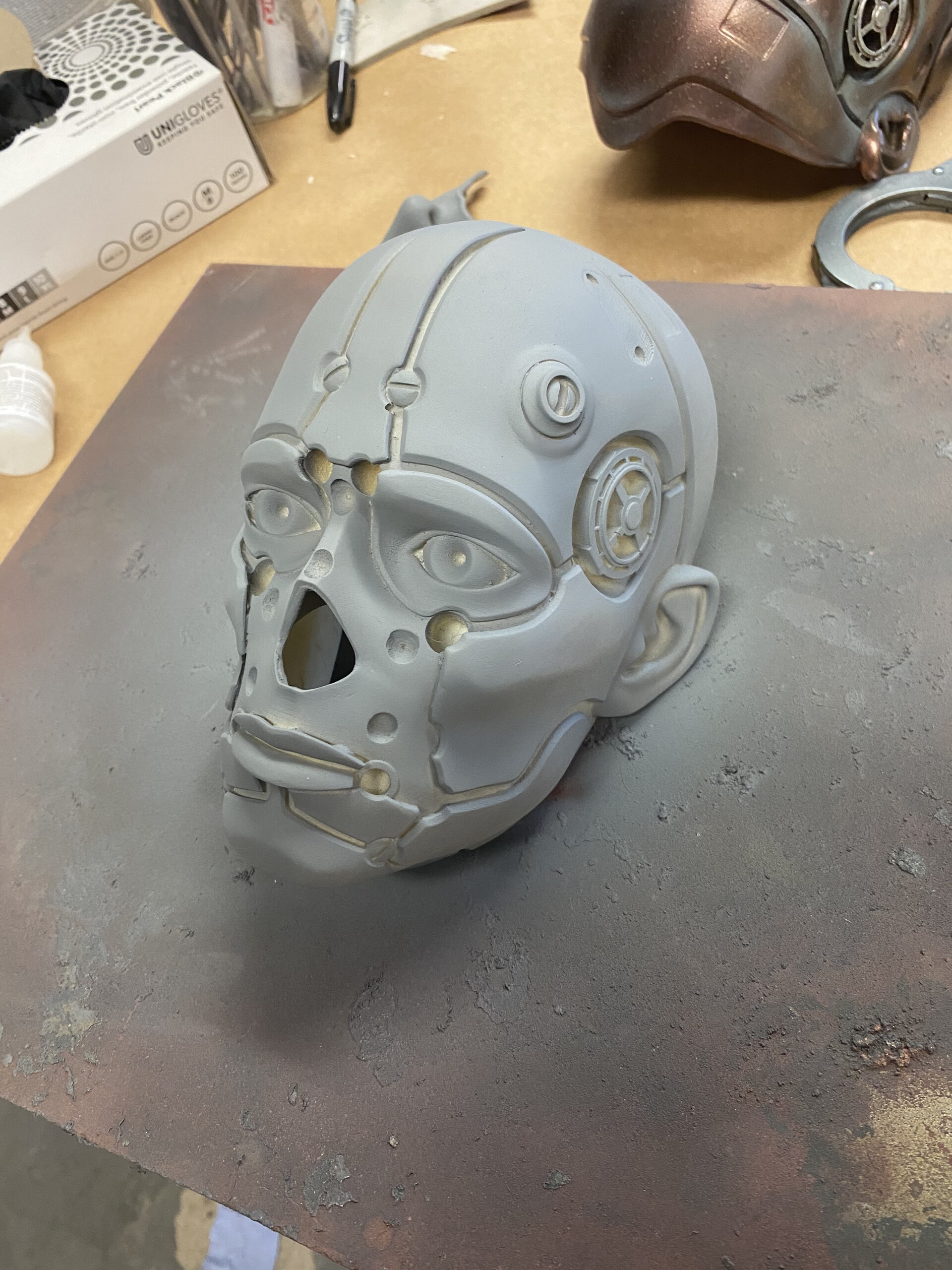 ArtStation - Robot Head (PT. 1 The Making Of) - Makinarium