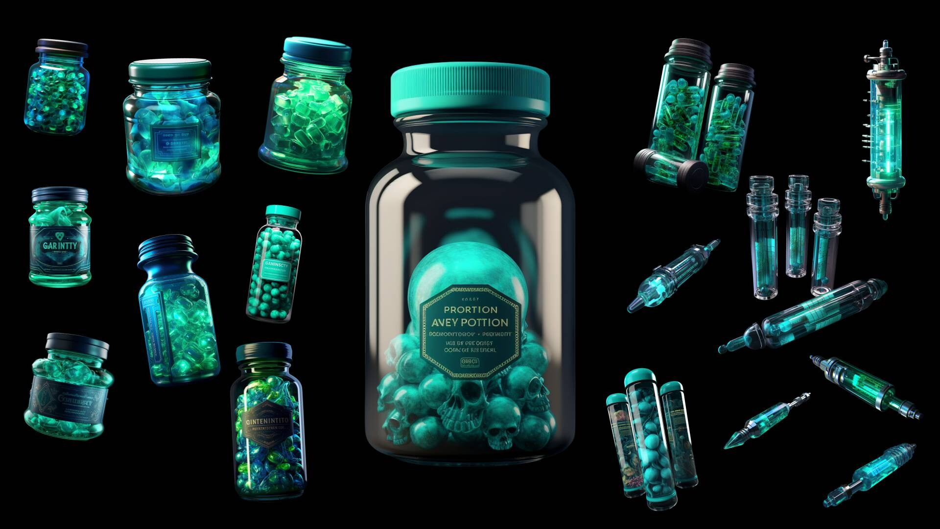 ArtStation - NHC - Sci-Fi Drug Icons Pack 1