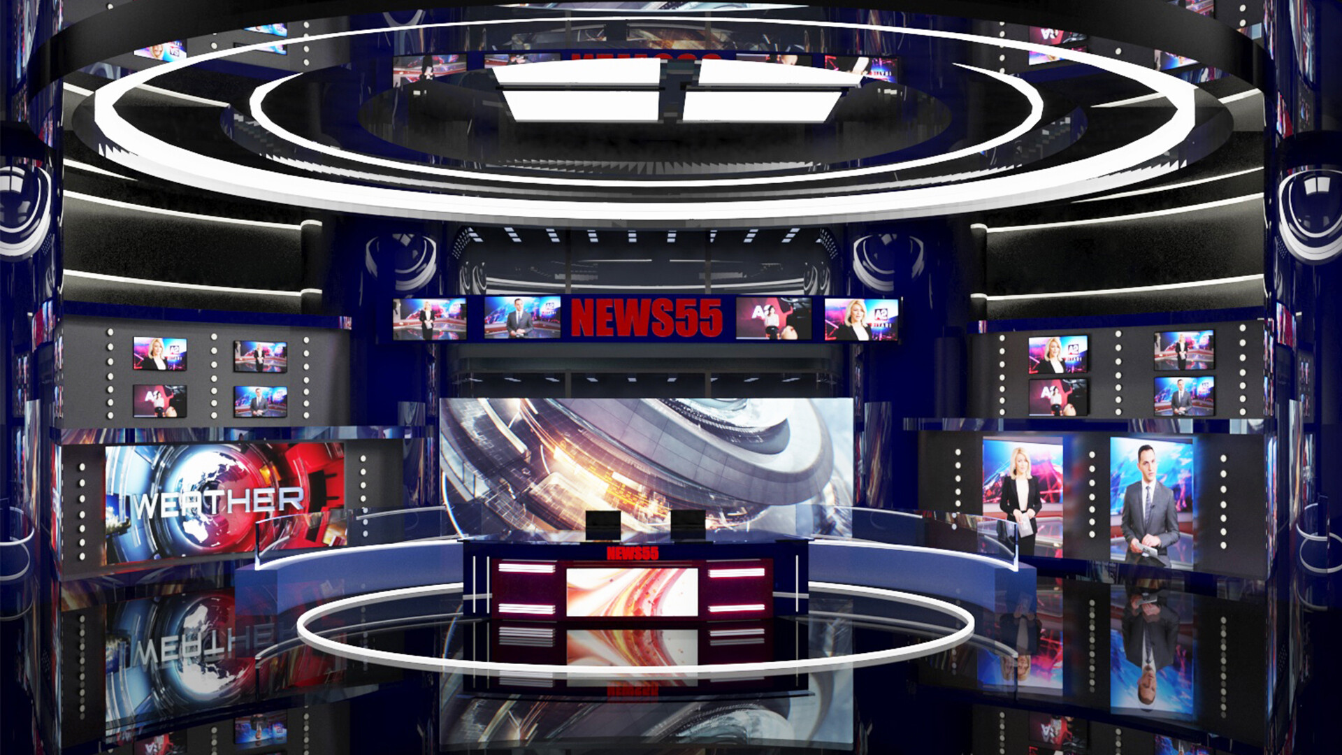 ArtStation - VR Studio Breaking News 3D model