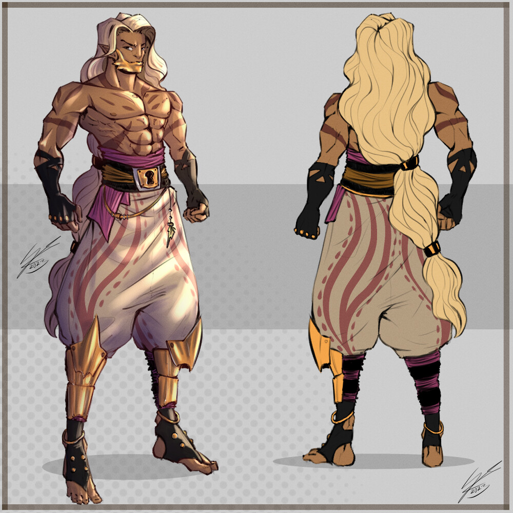 ArtStation - Chakram warrior - character concept