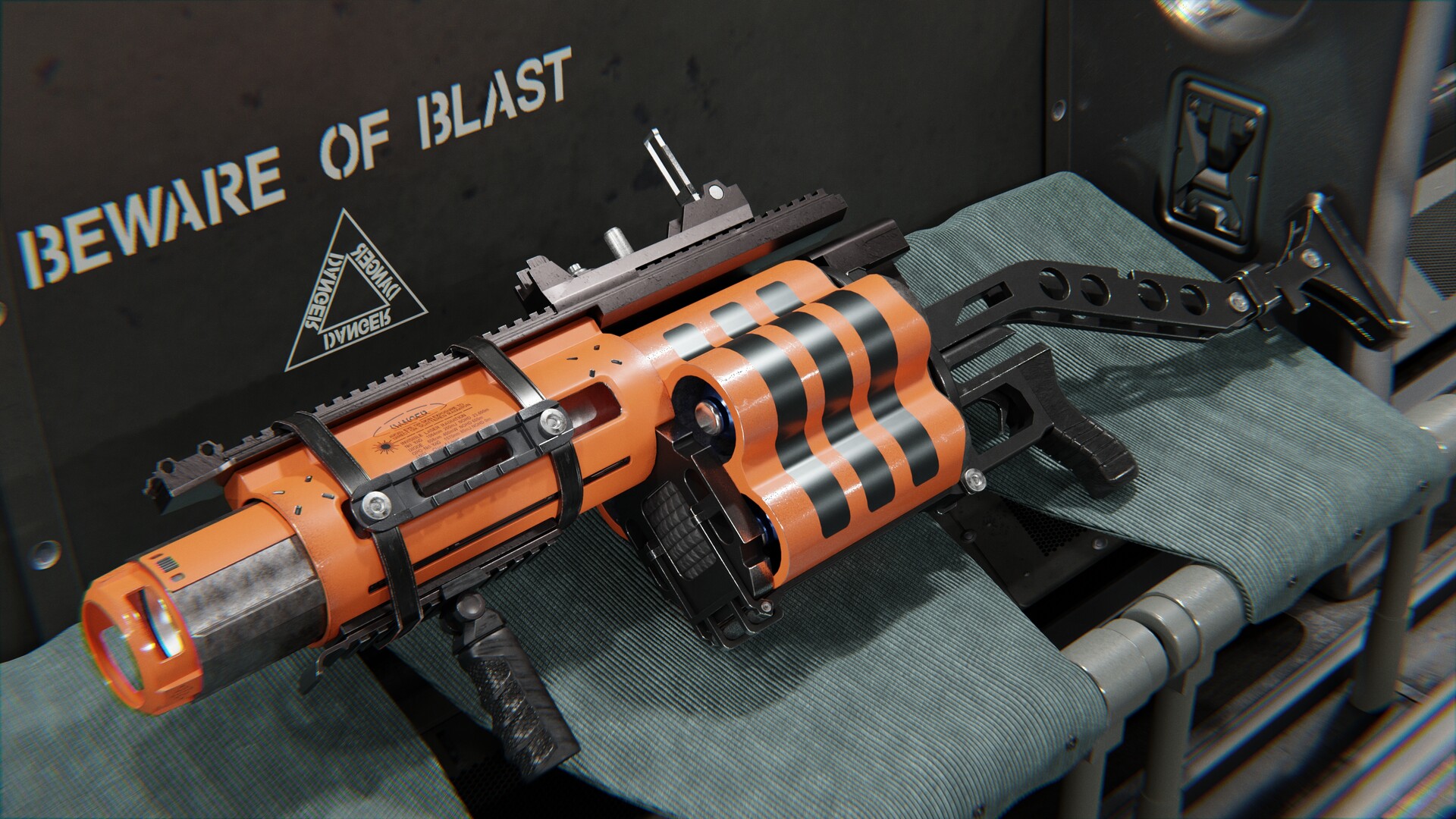 ArtStation - Grenade Launcher