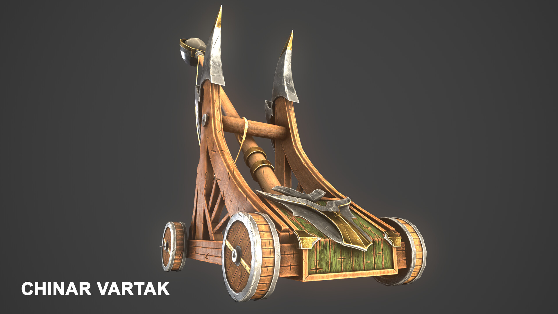 ArtStation - Game Prop - Catapult